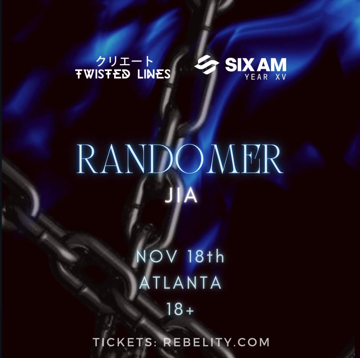 TWISTED LINES X SIX AM FT Randomer at TBA - Secret Location, Atlanta