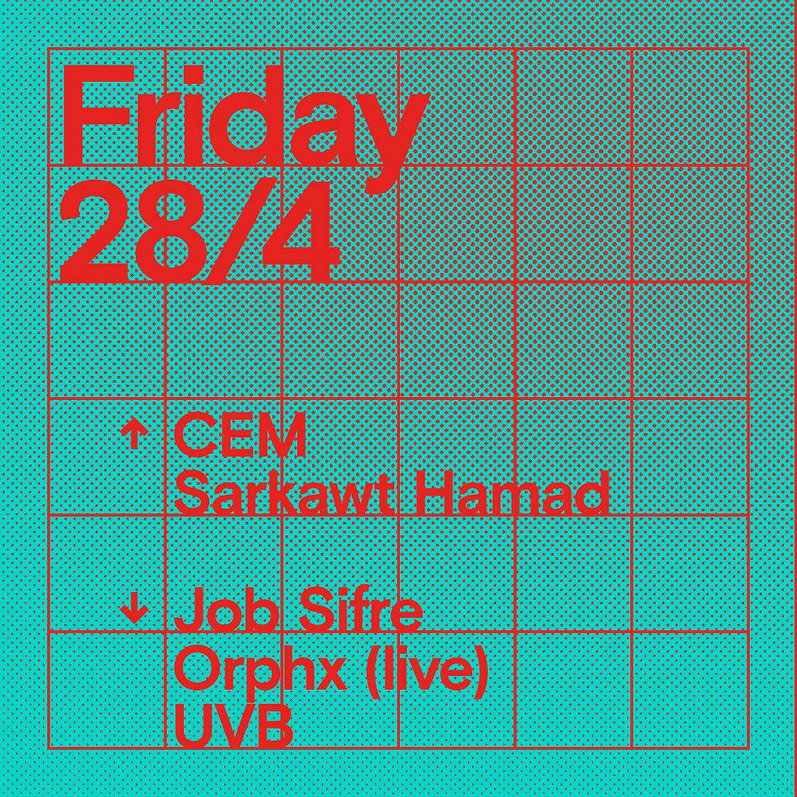 Friday 28/4 at De School, Amsterdam