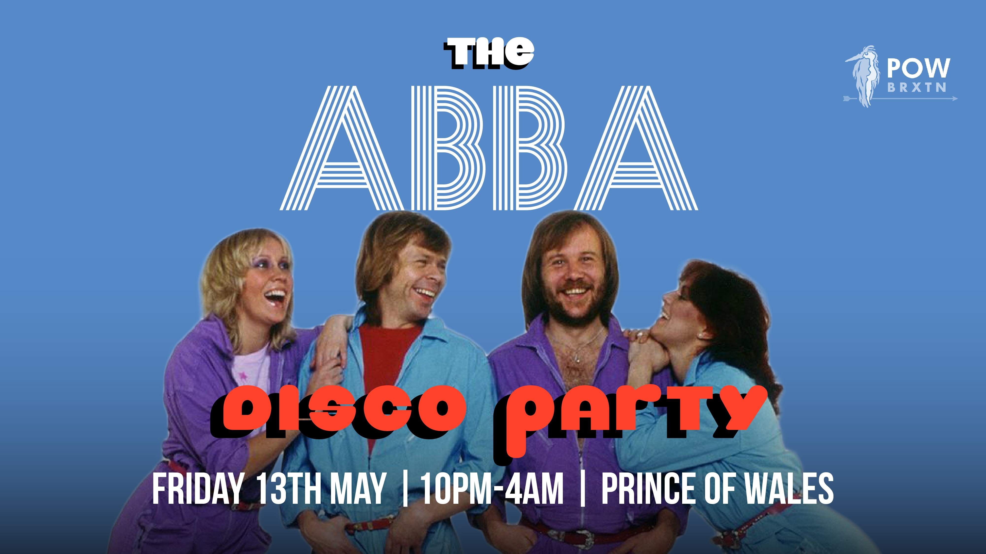 The ABBA Disco Party - Brixton at The Prince of Wales, London