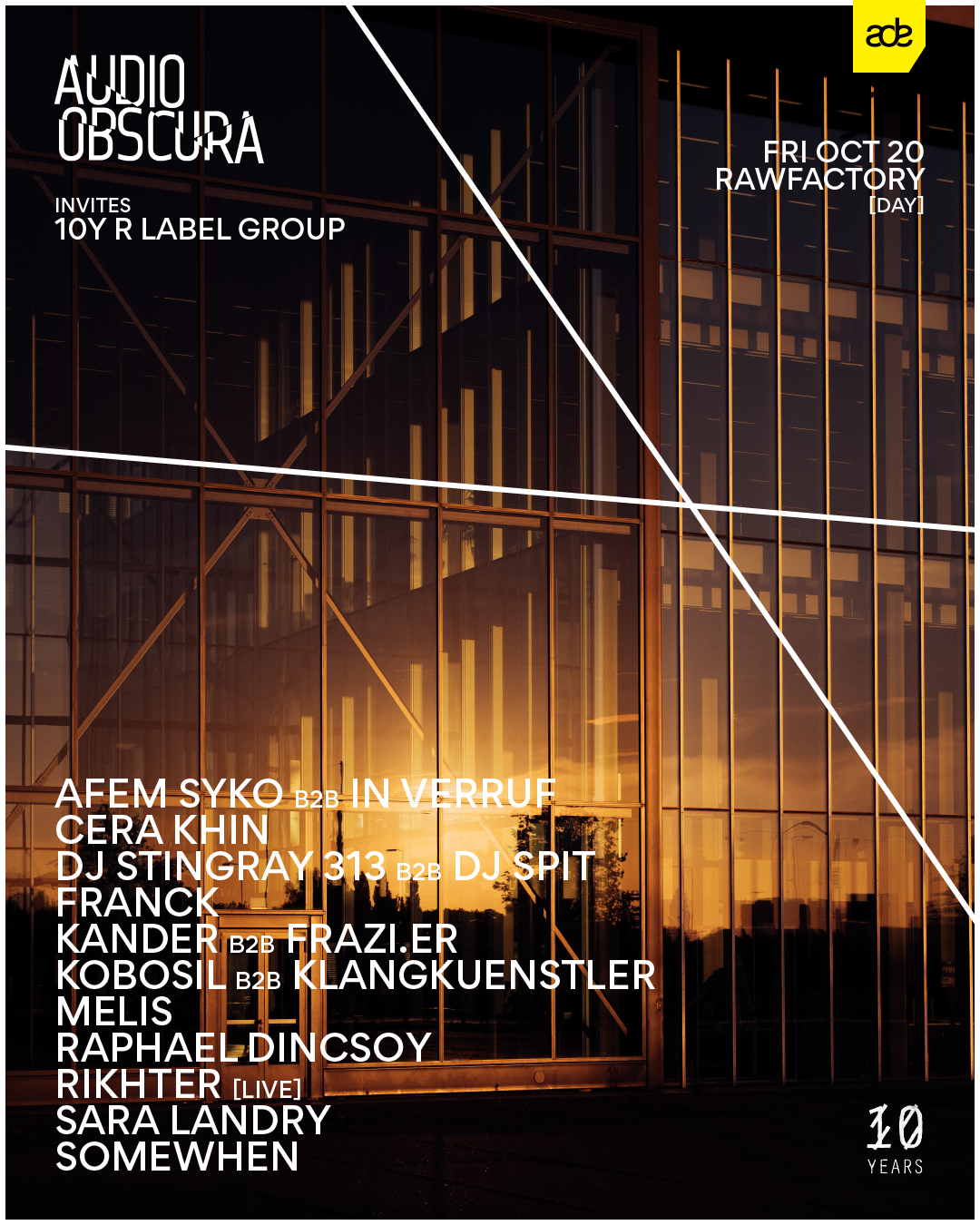 Audio Obscura x 10Y R LABEL GROUP with Kobosil b2b KlangKuenstler ...
