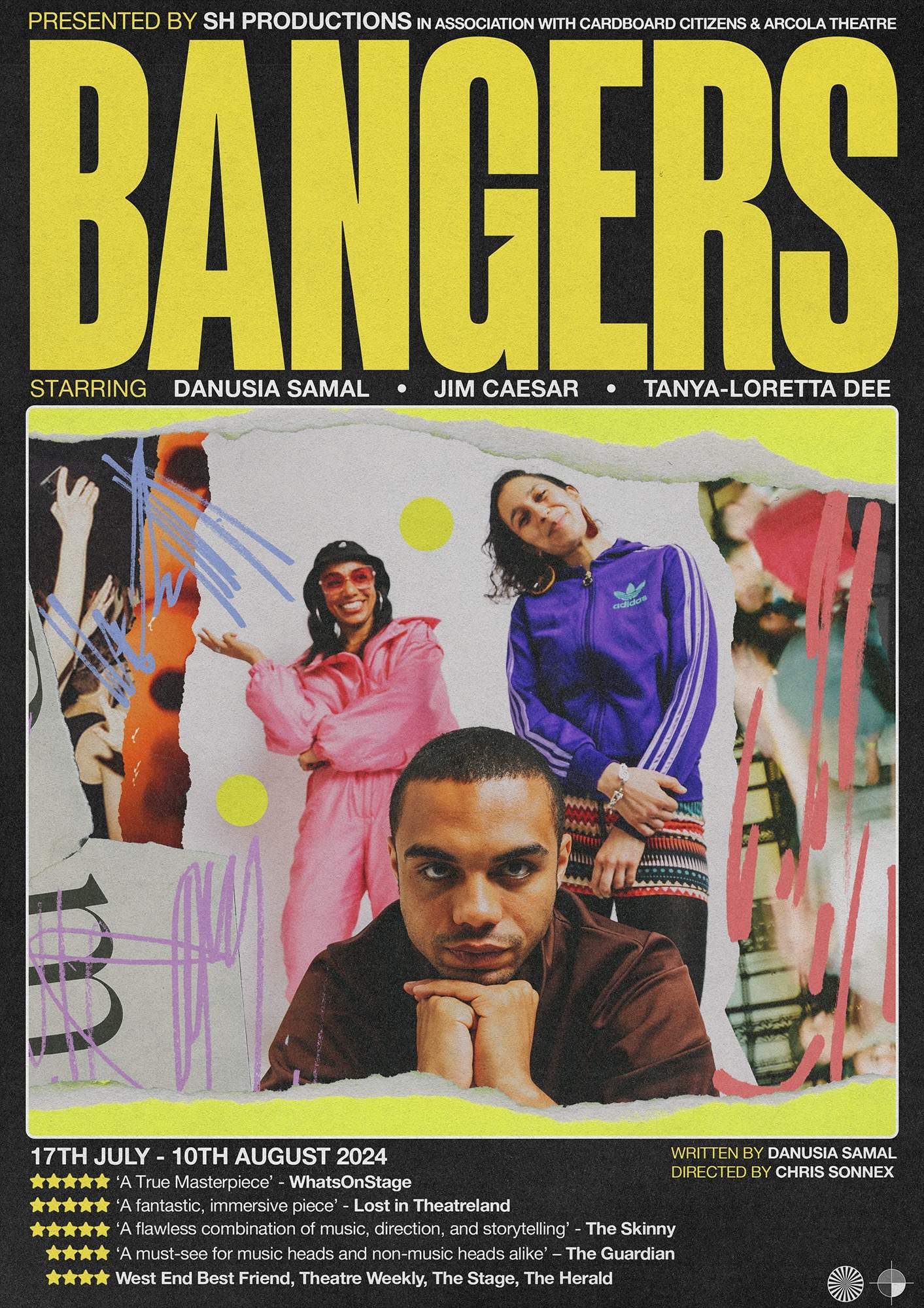 BANGERS A Lyrical Love Letter to UK Garage at Arcola Theatre, London