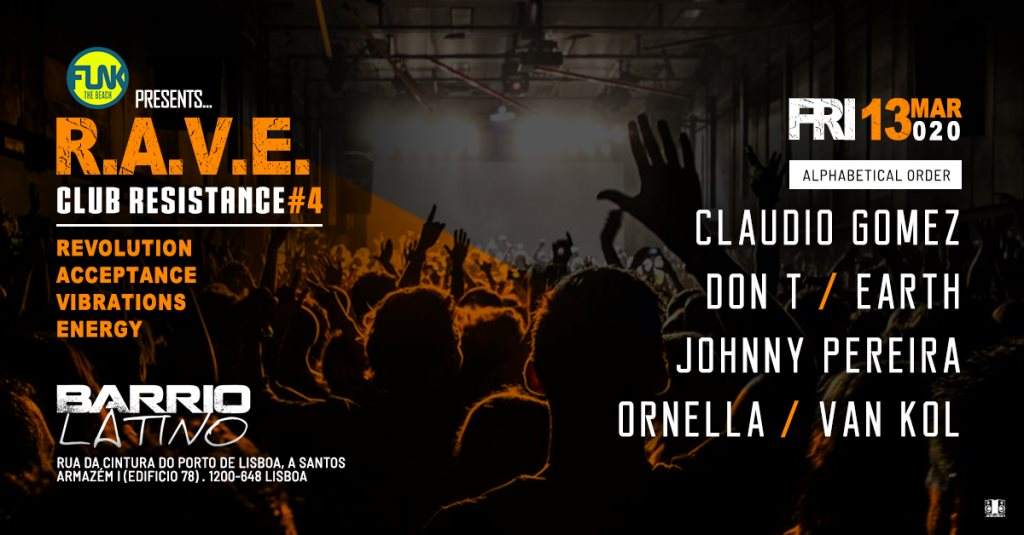 ***Canceled*** Rave #4 Club Resistance en Barrio Latino (The Clubber ...