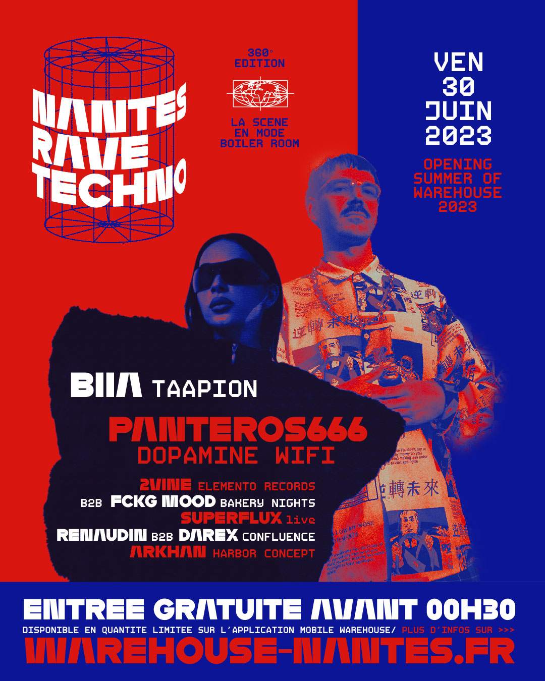 Nantes Rave Techno en mode 360° - Boiler Room at Warehouse, Nantes