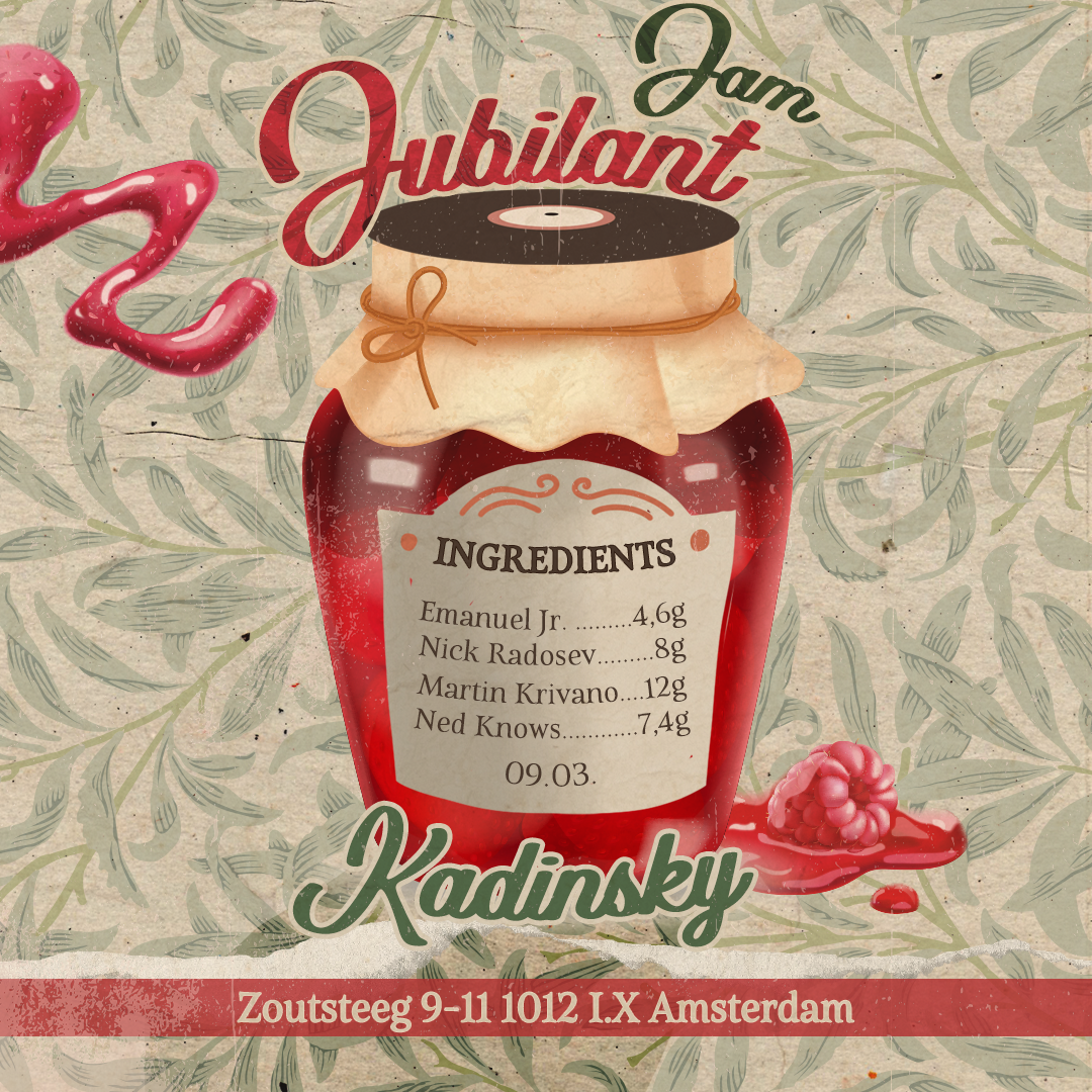 Jubilant Jam at Kadinsky Cafe, Amsterdam