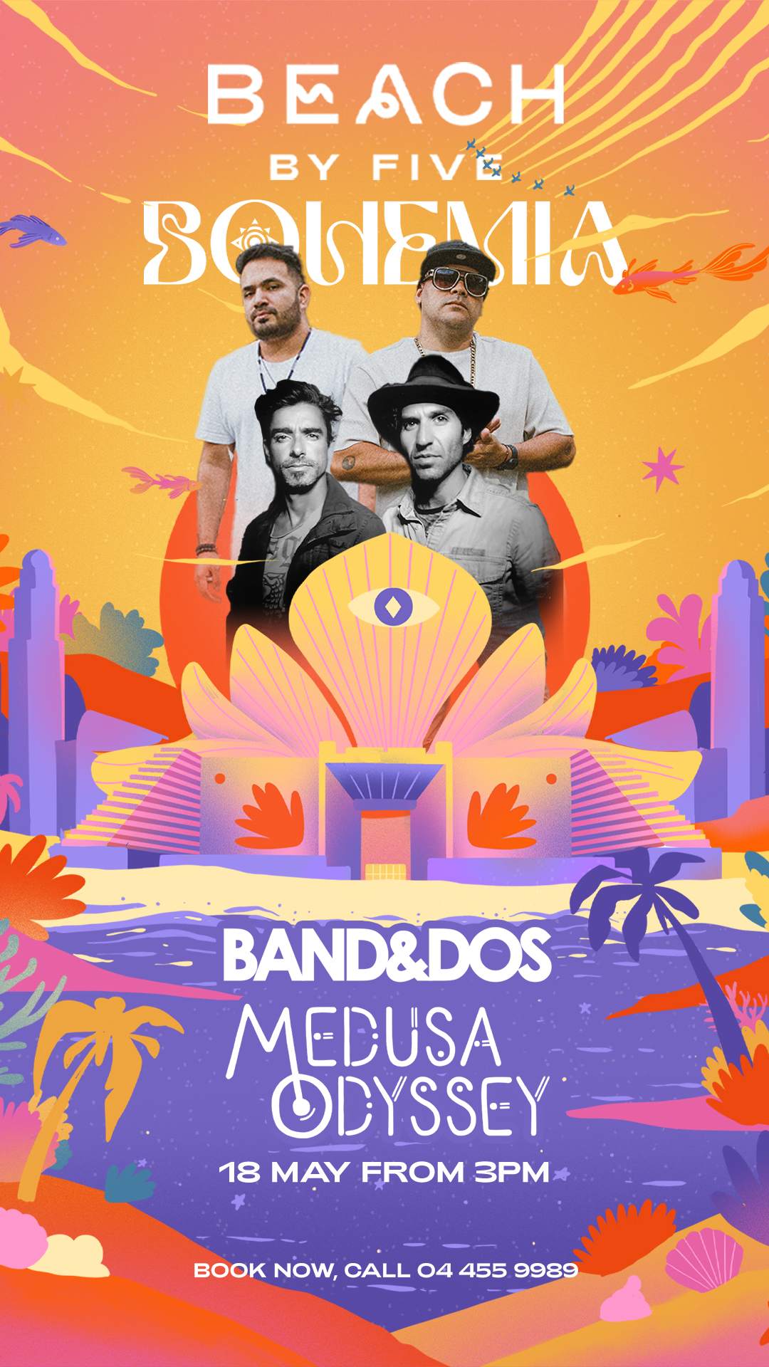 Band & Dos, Medusa Odyssey at Bohemia at FIVE Palm Jumeirah Dubai, Dubai