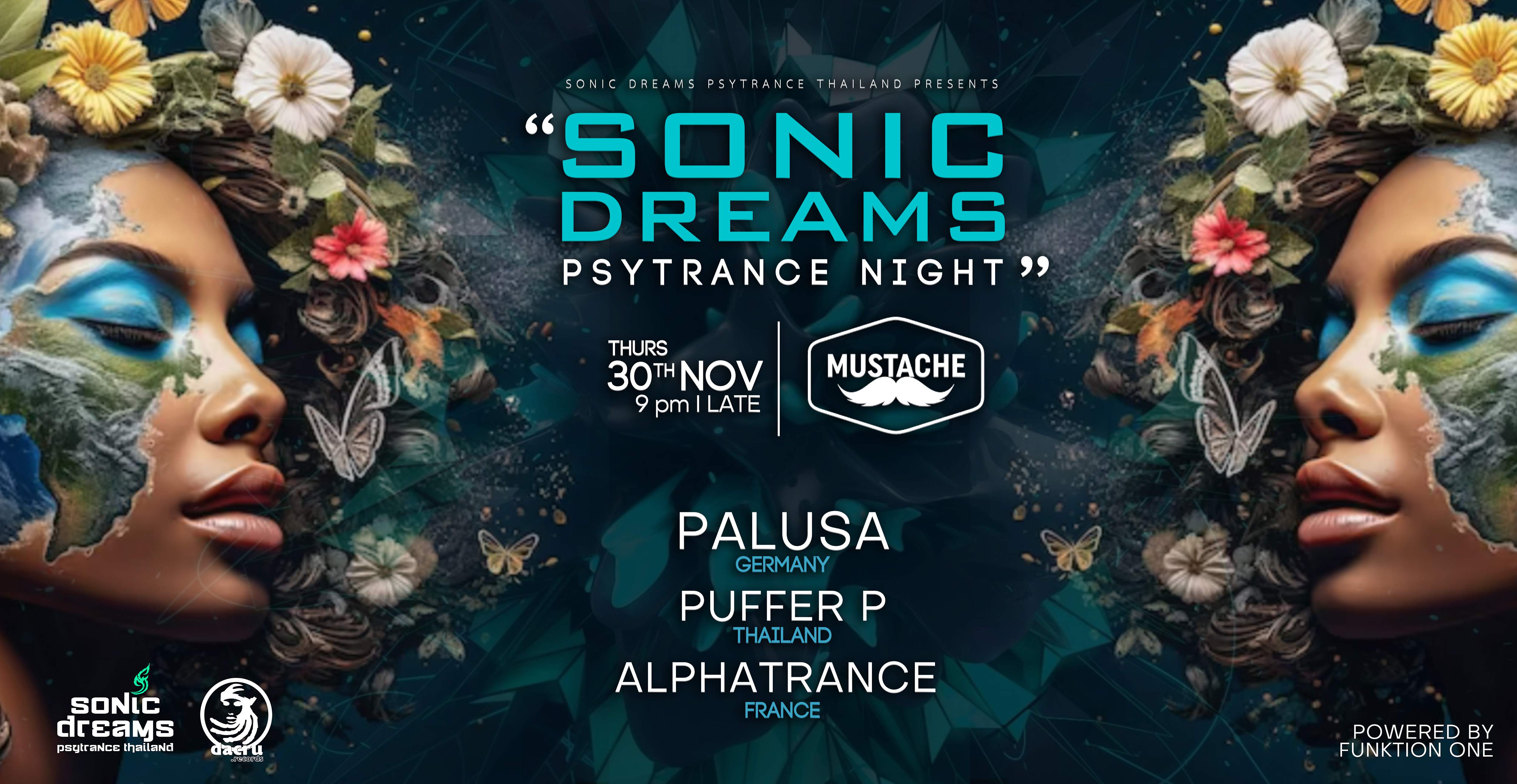 Sonic Dreams I PsyTrance Night at Mustache BKK at Mustache Bar, Bangkok