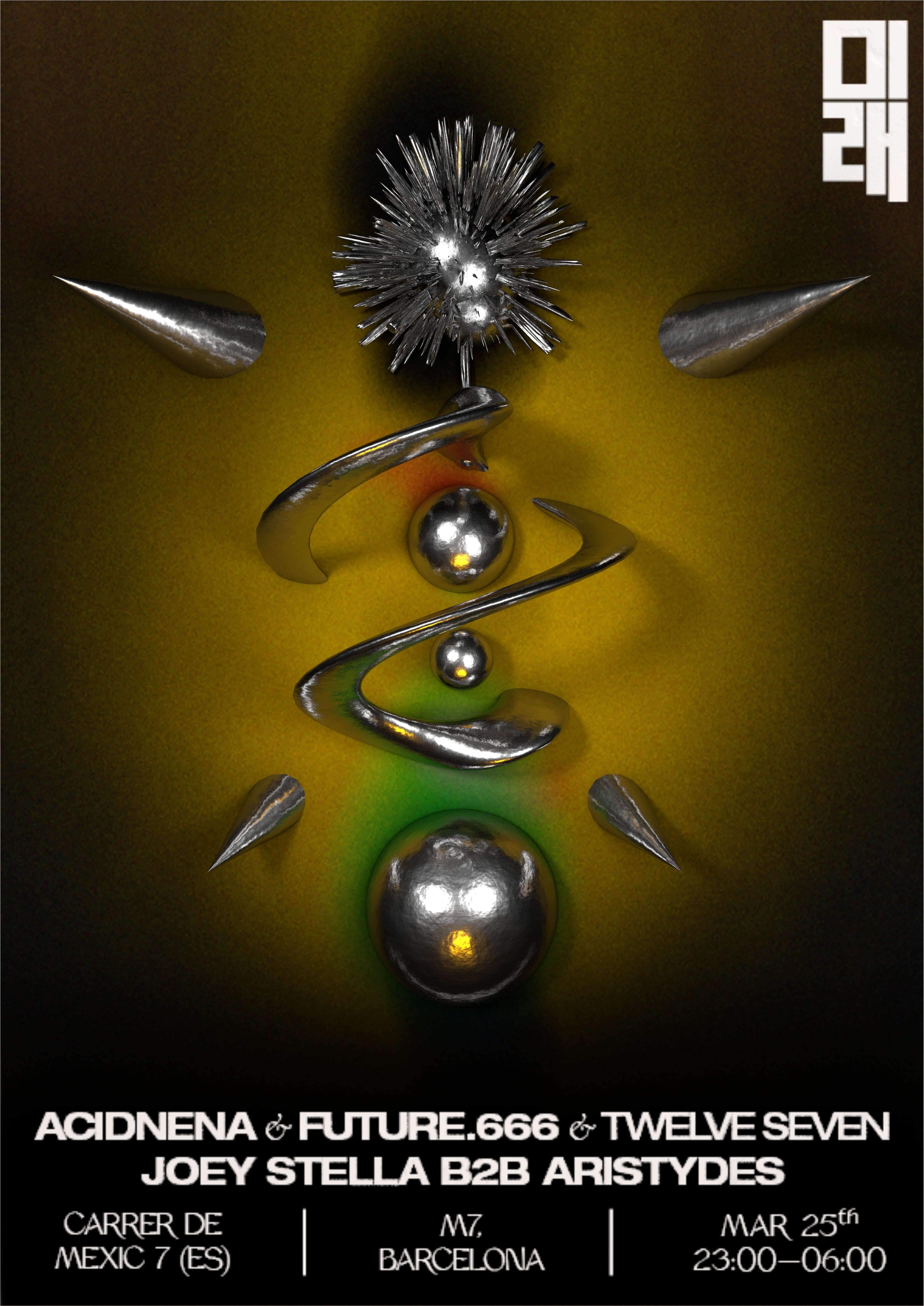 01366 with future.666 & Acidnena at M7 Club, Barcelona