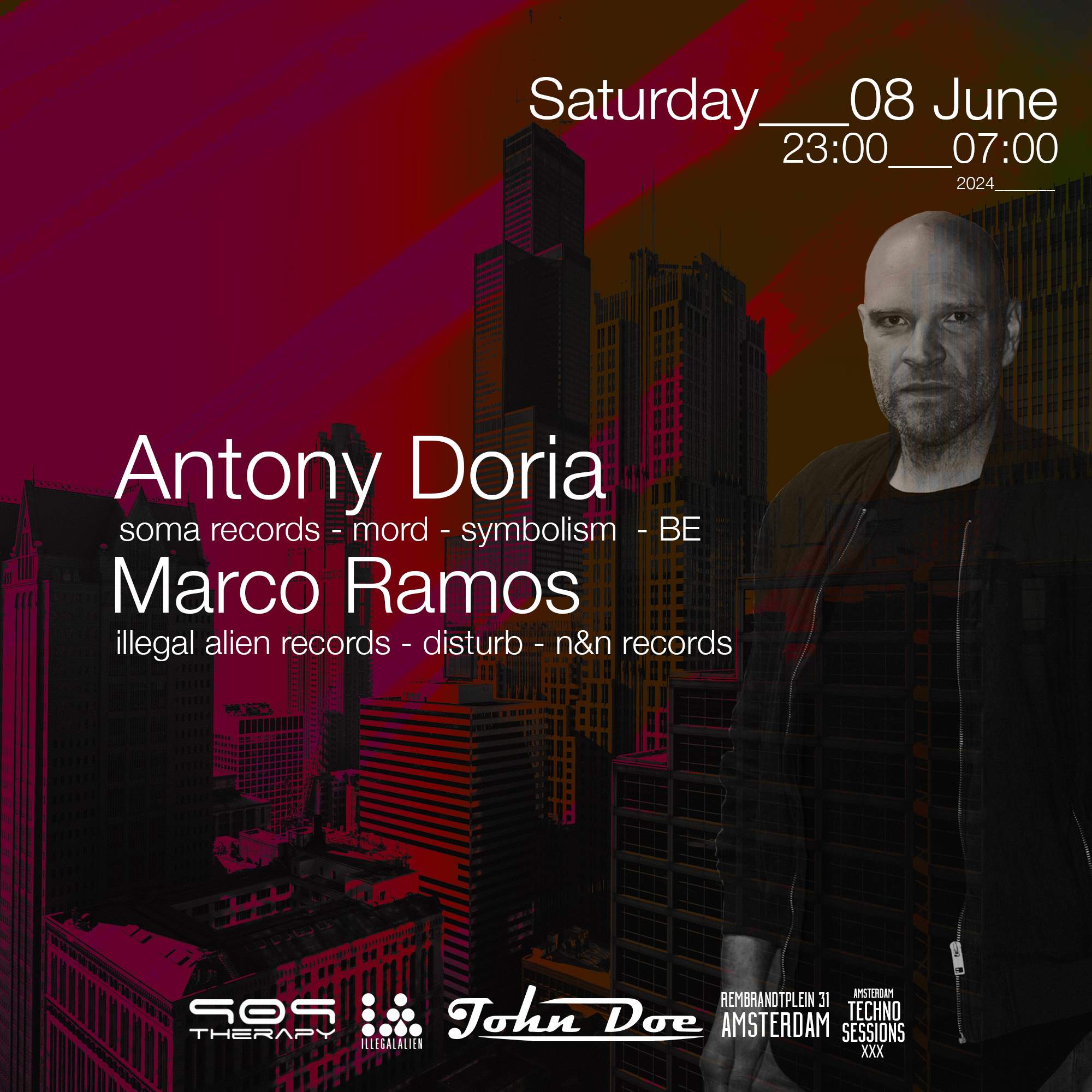 Amsterdam Techno Sessions w/ Antony Doria (Soma Records - Mord ...