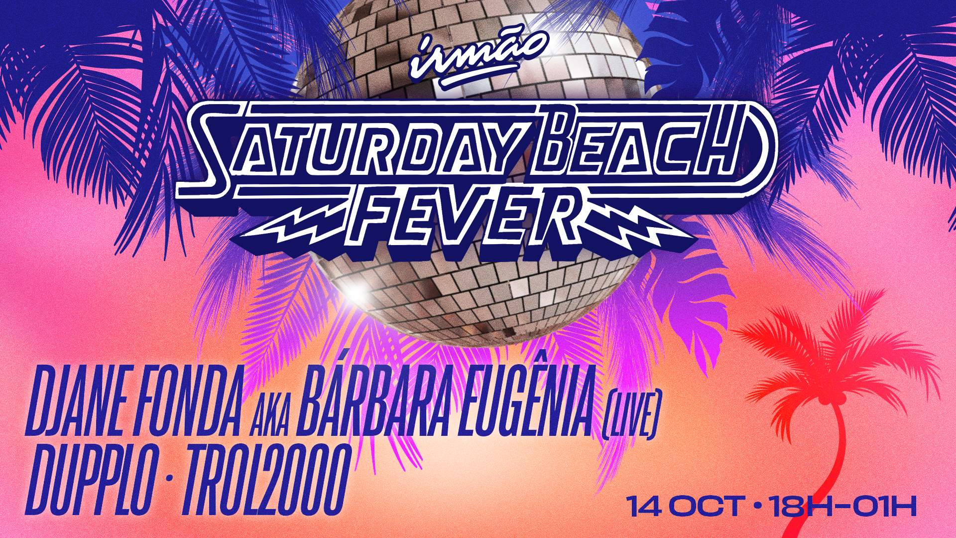 SATURDAY BEACH FEVER 14.10 at Praia Irmão, Lisbon