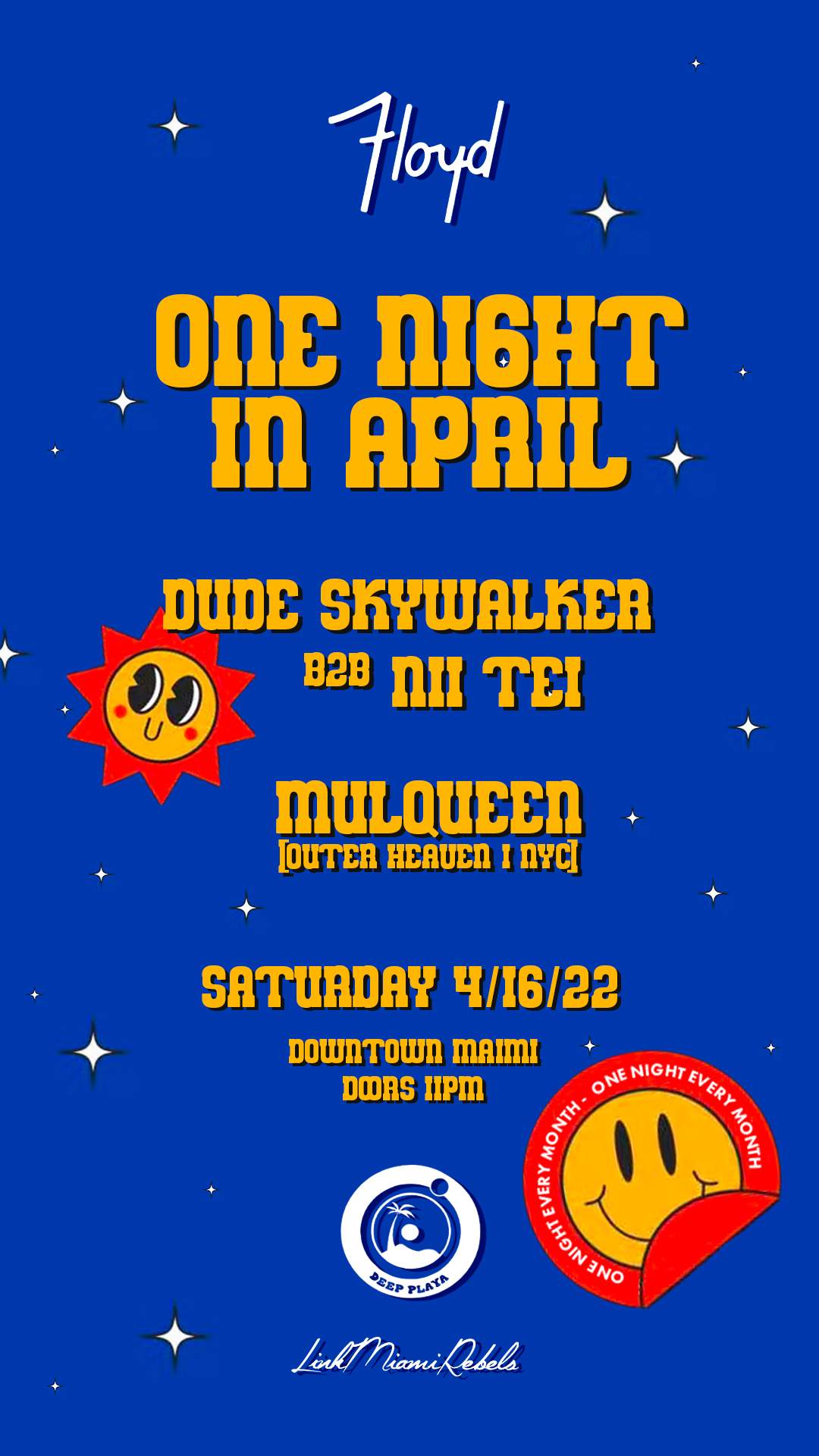 One Night In April ft Mulqueen at Floyd, Miami