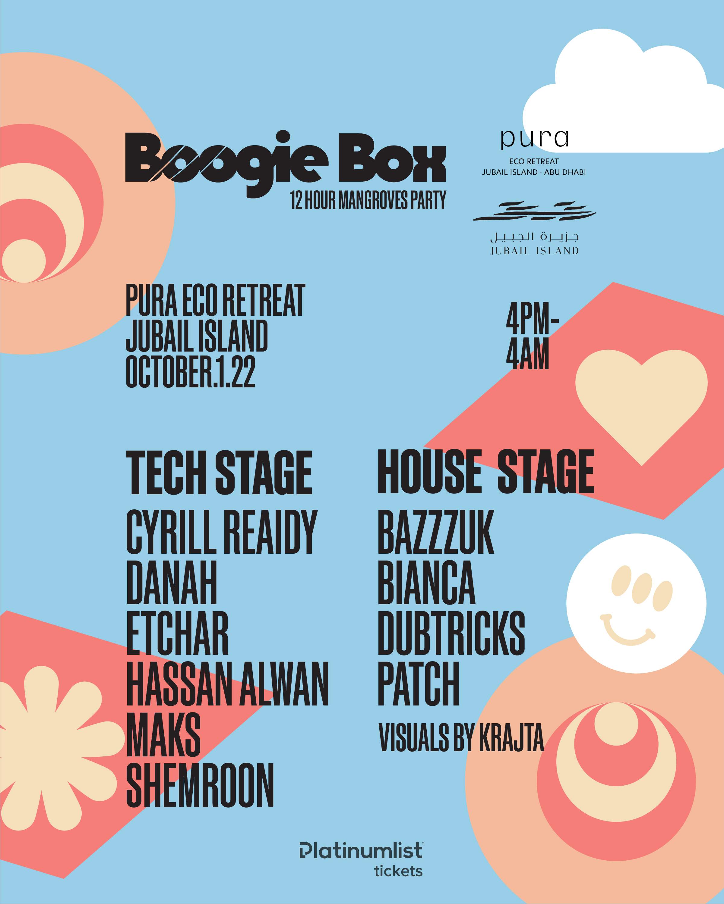 Boogie Box 12 Hour Beach Festival em Pura Eco Retreat, Abu Dhabi