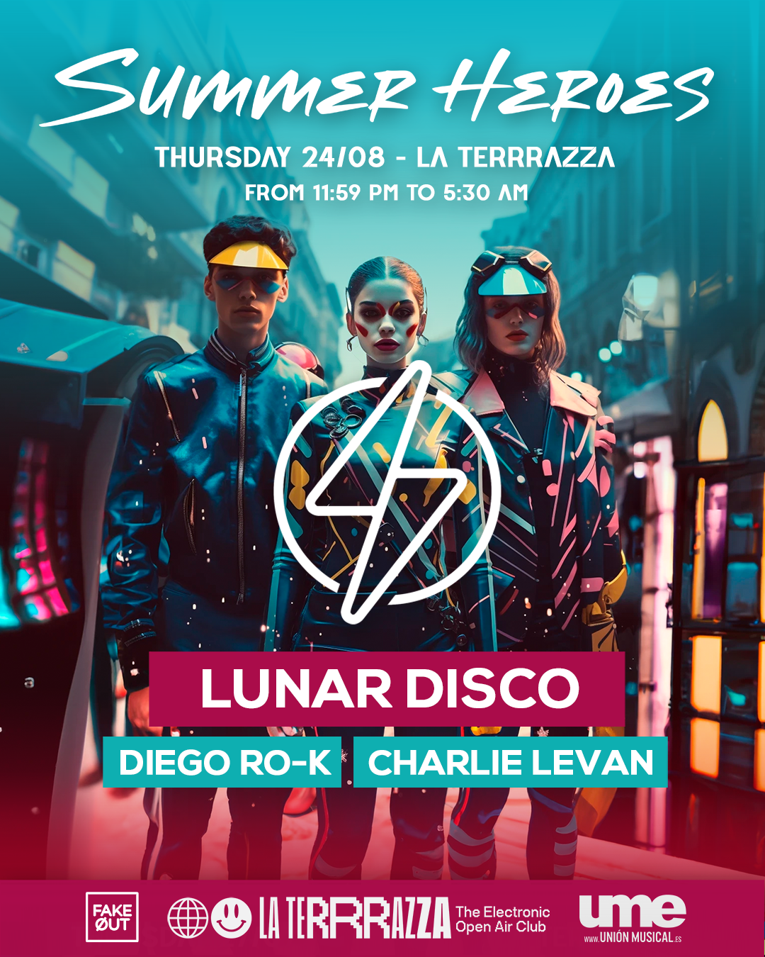 Summer Heroes Open Air Disco Edition - Lunar Disco at La Terrrazza ...