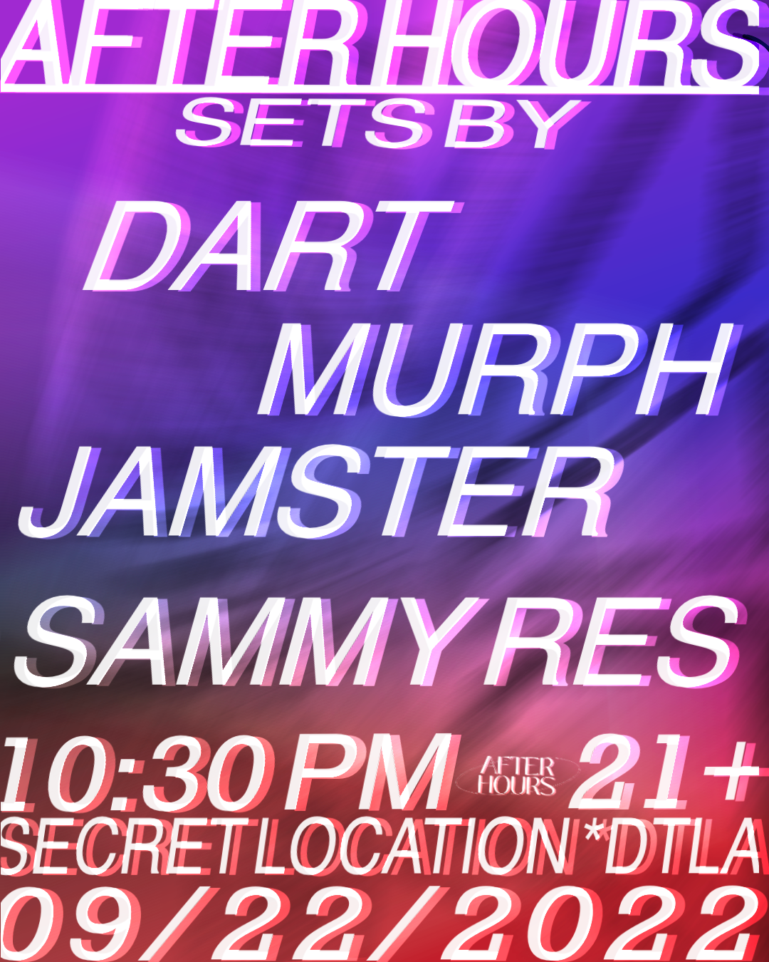 AFTER HOURS at TBA - Los Angeles, Los Angeles