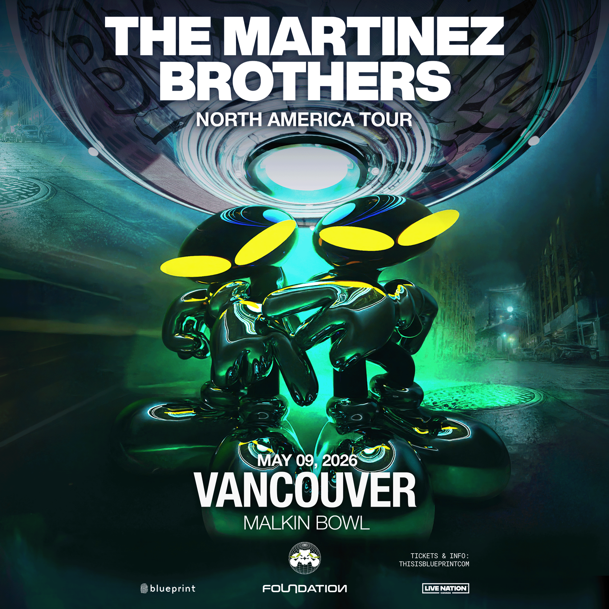 The Martinez Brothers - North America 2026 (Vancouver) at Malkin Bowl ...