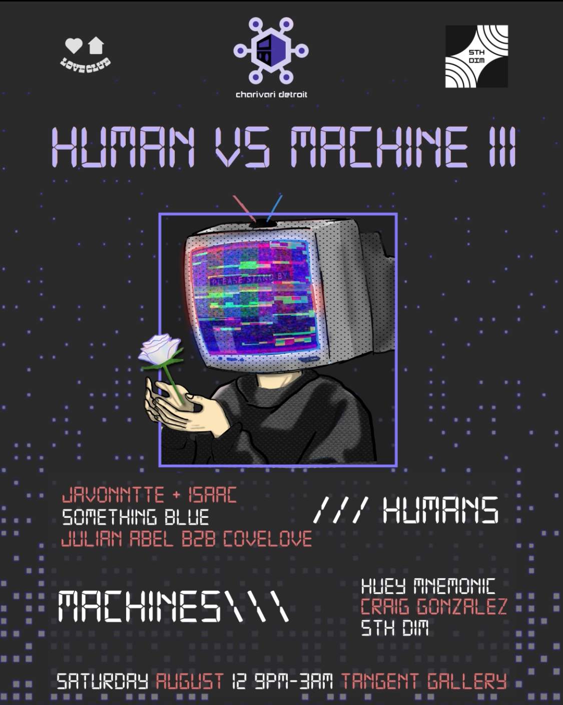 Human VS Machine III at Tangent Gallery, Detroit