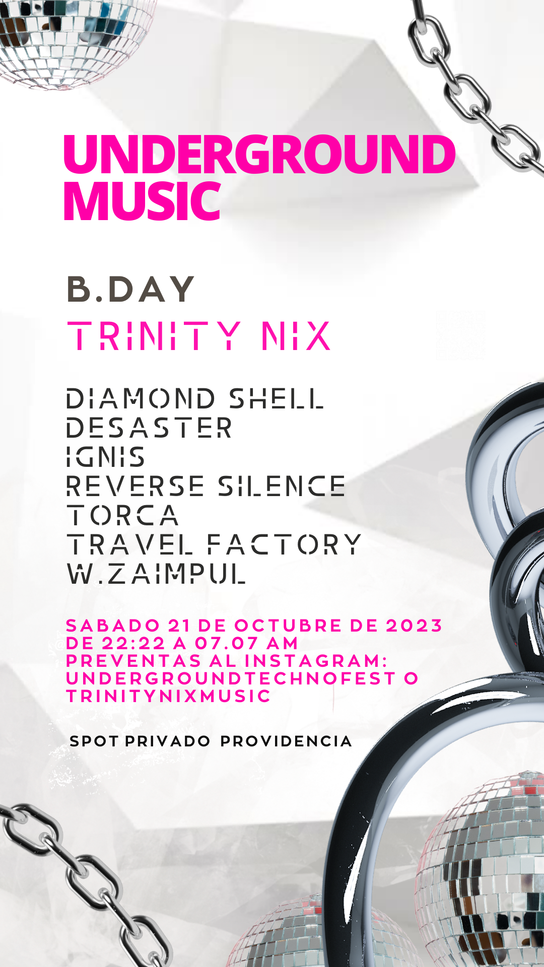 Underground Music at TBA, Santiago