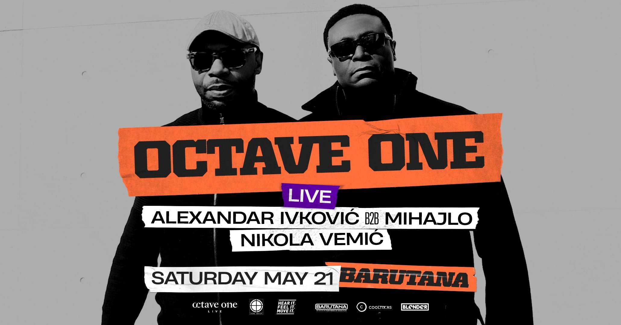 Octave One (live) at Barutana, Belgrade