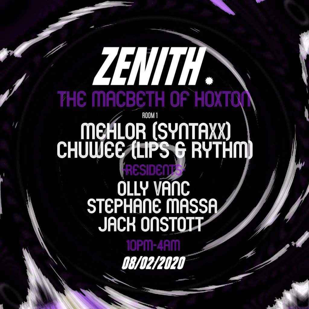 Zenith. Launch Party en The Macbeth, London