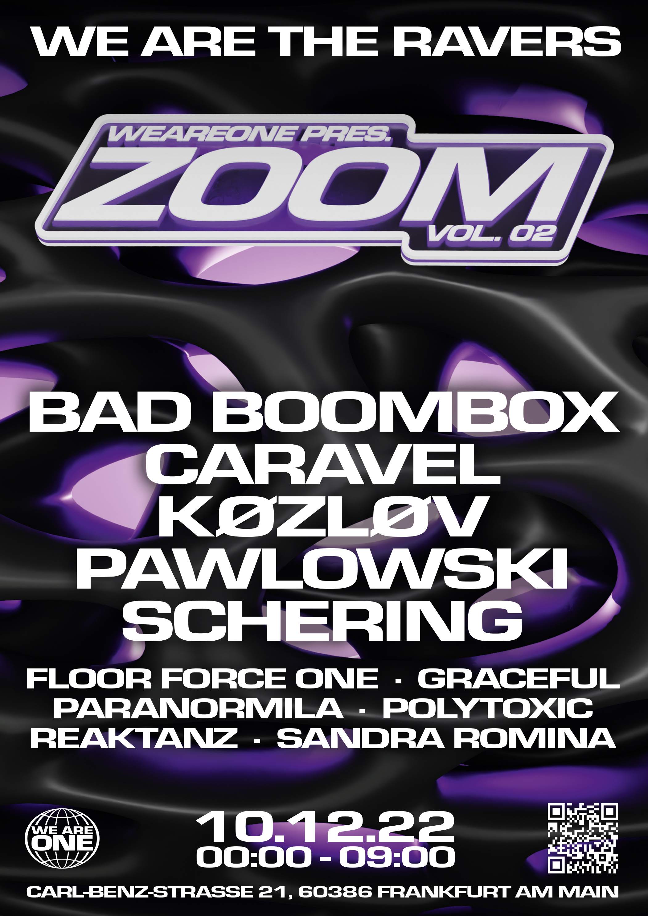 WE ARE ONE - ZOOM VOL. 2 en Zoom Club, Frankfurt