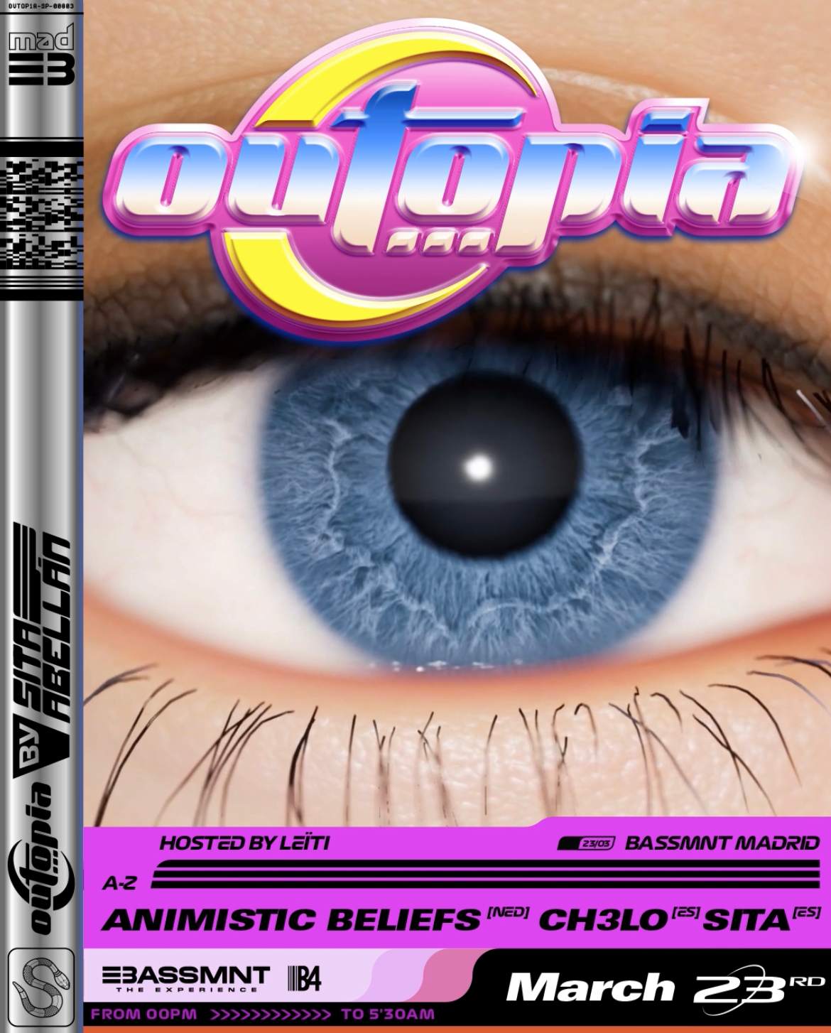 Outopia BY SITA VOL IV em The Bassement, Madrid