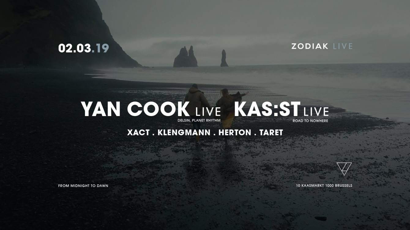 ZODIAK Live: Yan Cook - Kas:st - Taret en Zodiak, Brussels