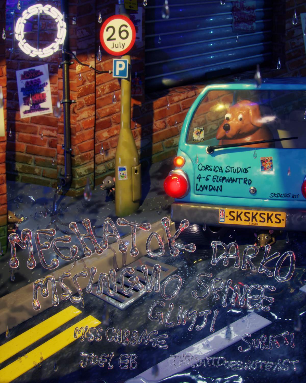SKSKSKS: Mechatok, MssingNo, Dark0, SPINEE, Glimji + more at Corsica ...
