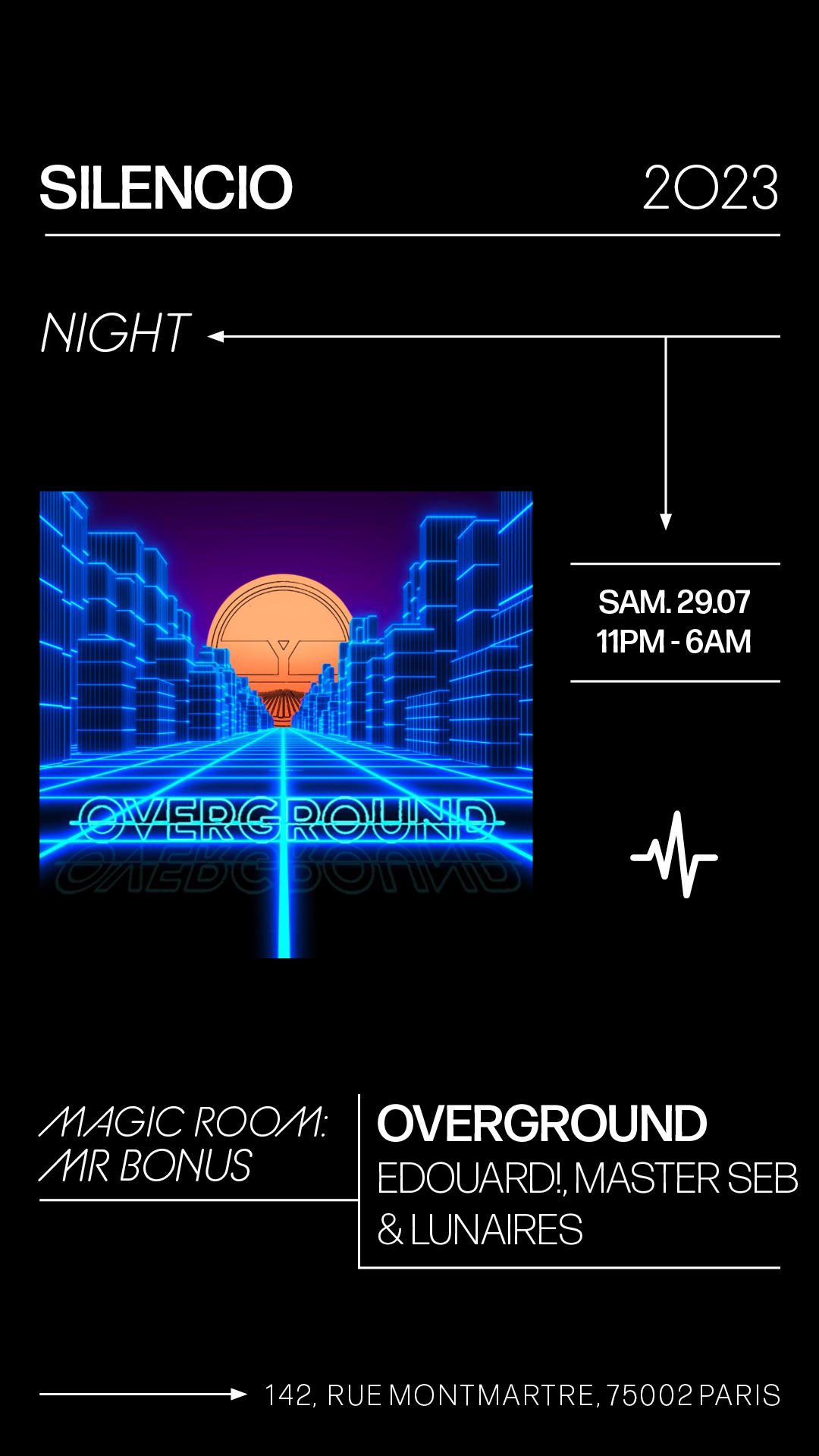 Silencio: OVERGROUND with Edouard!, Master Seb, Lunaires at Silencio, Paris