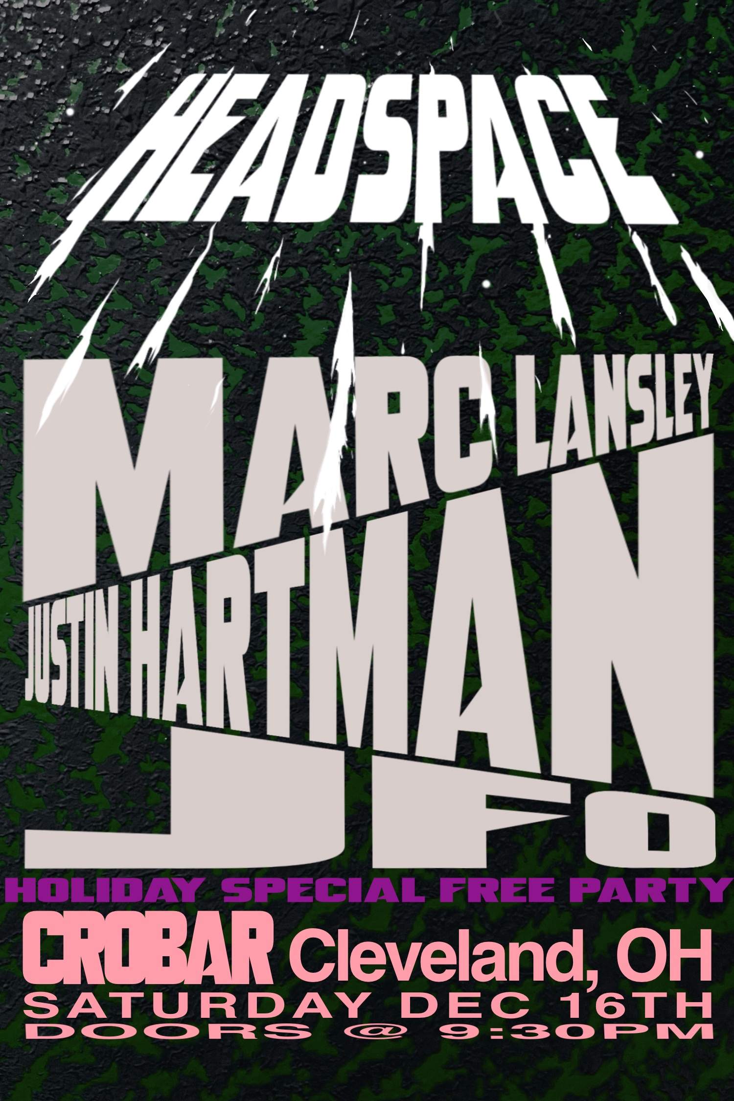 Headspace - Holiday Special FREE Party at crobar, Cleveland