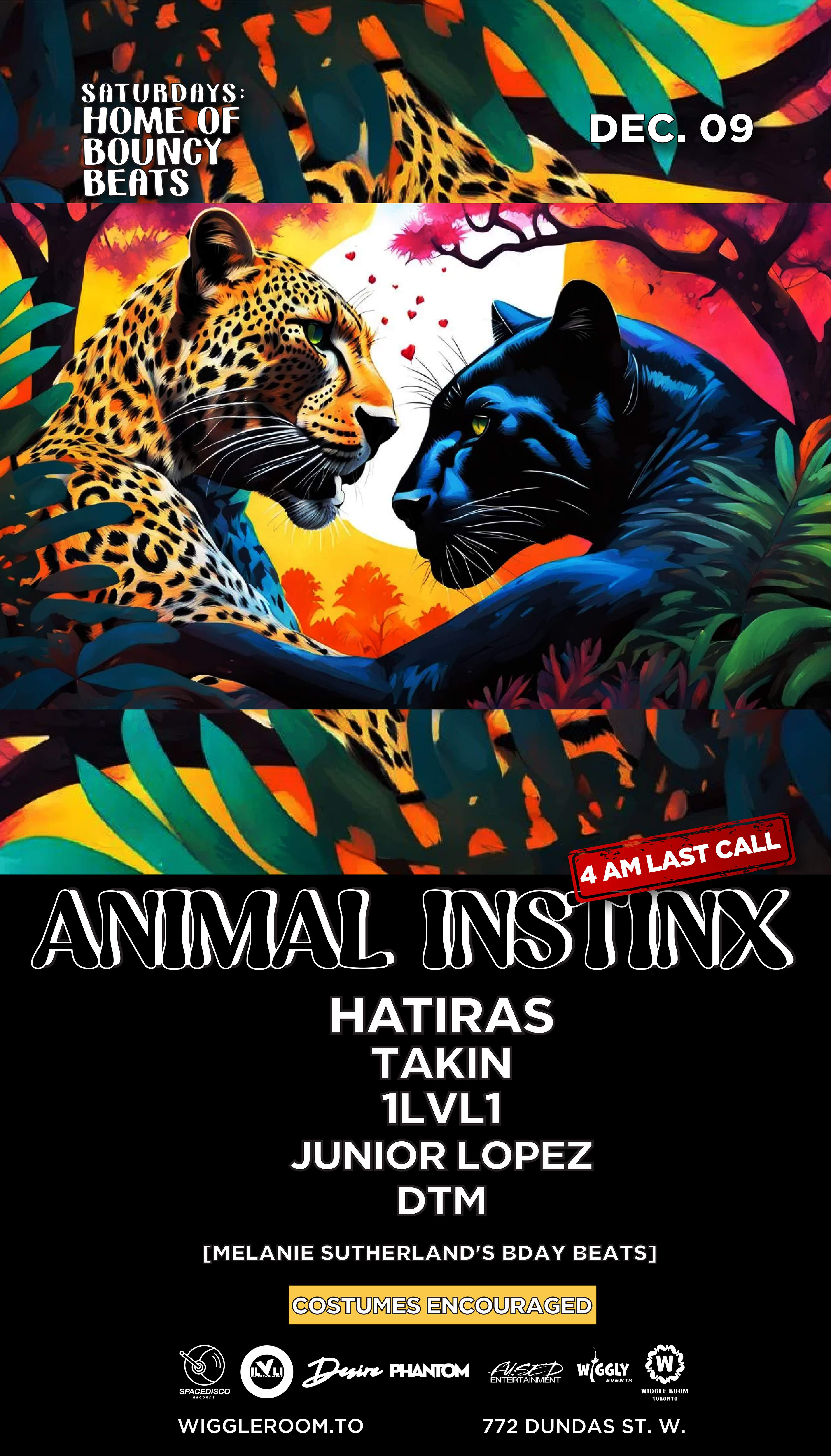 4AM LAST CALL | Animal Instinx: Hatiras / TAKiN / Junior Lopez at ...