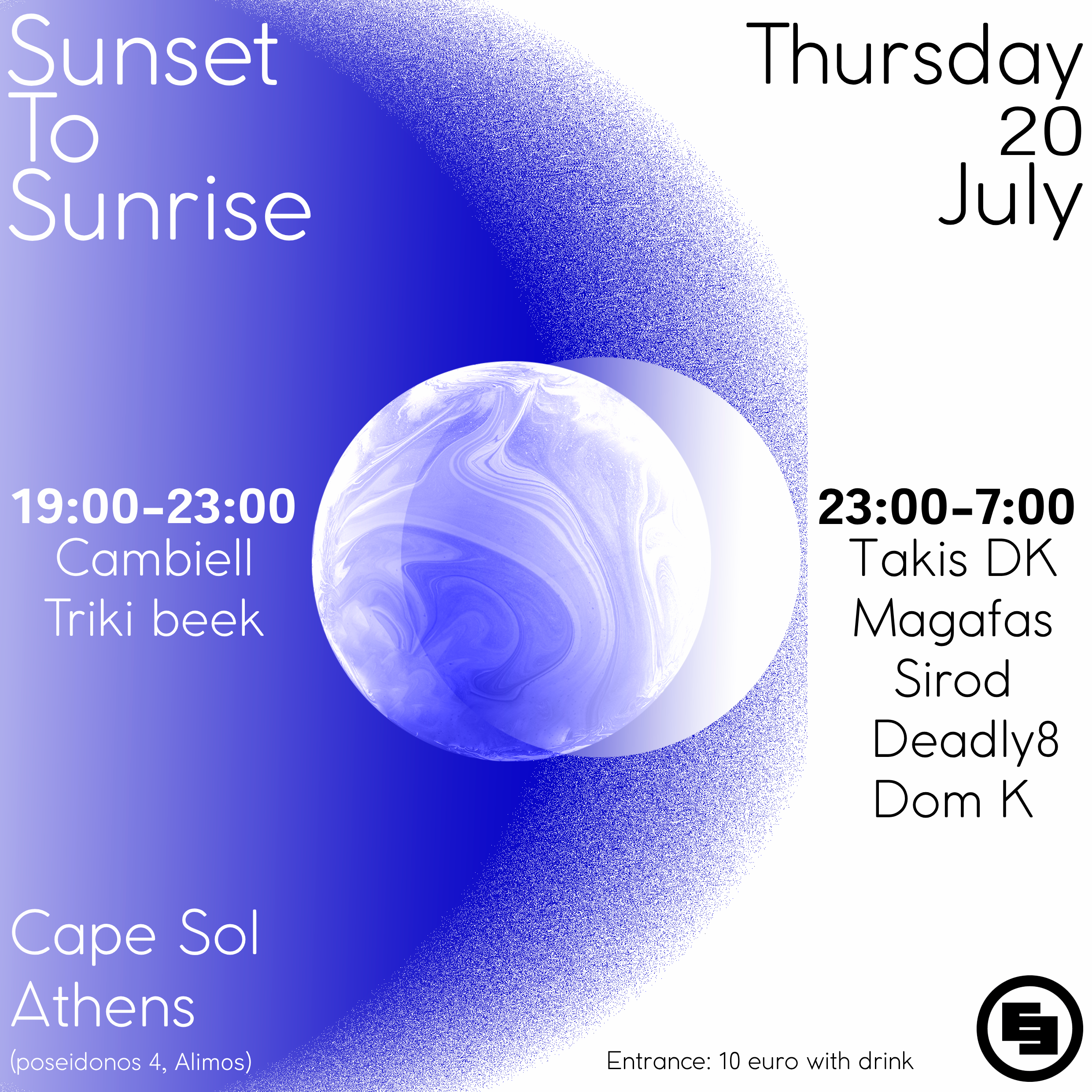 Sunset to Sunrise 12 Hours Beach Party at Cape Sol Alimos bei TBA ...