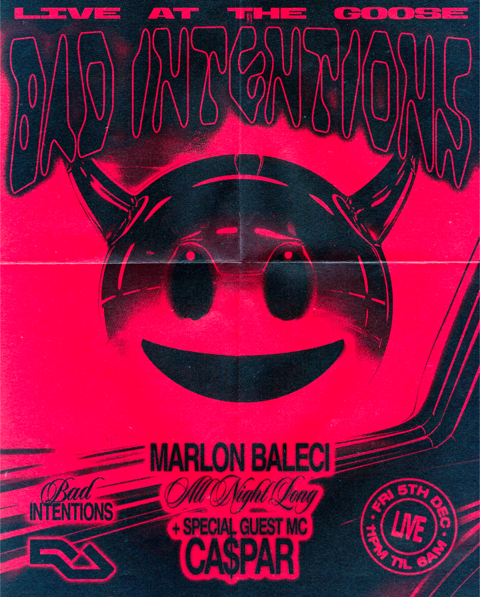 Bad Intentions: Marlon Baleci - All Night Long + Special Guest MC: CA ...