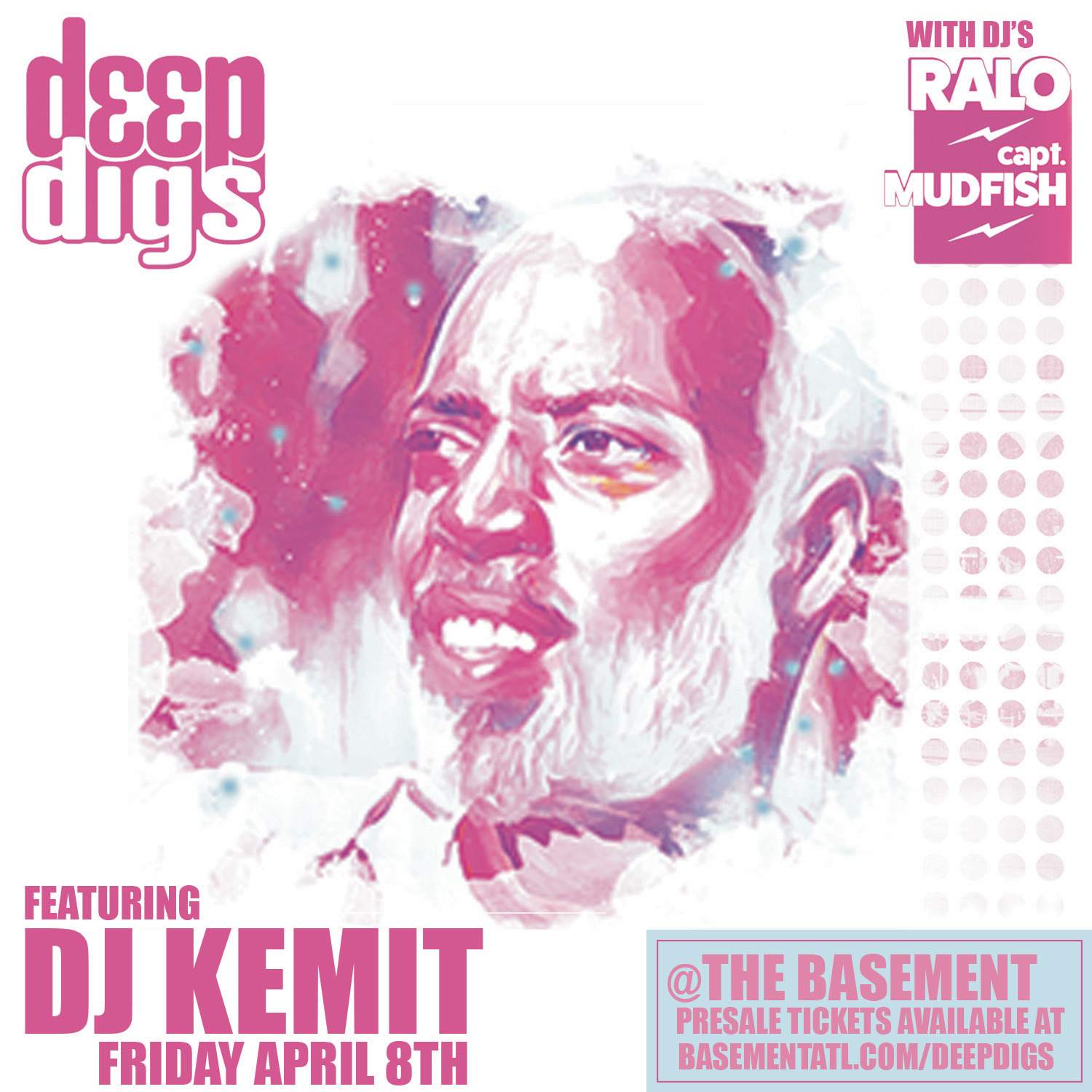 Deep Digs with Dj Kemit at The Basement, Atlanta