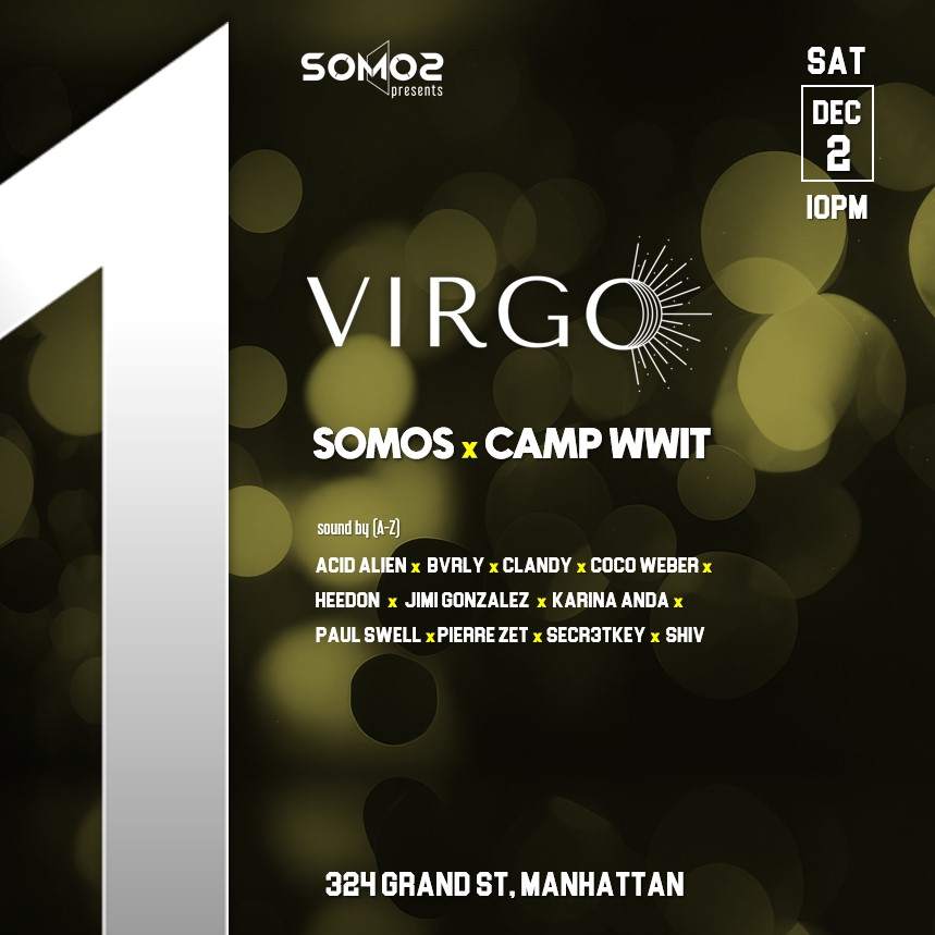 Virgo: SOMOS x CAMP WWIT at Virgo, New York City