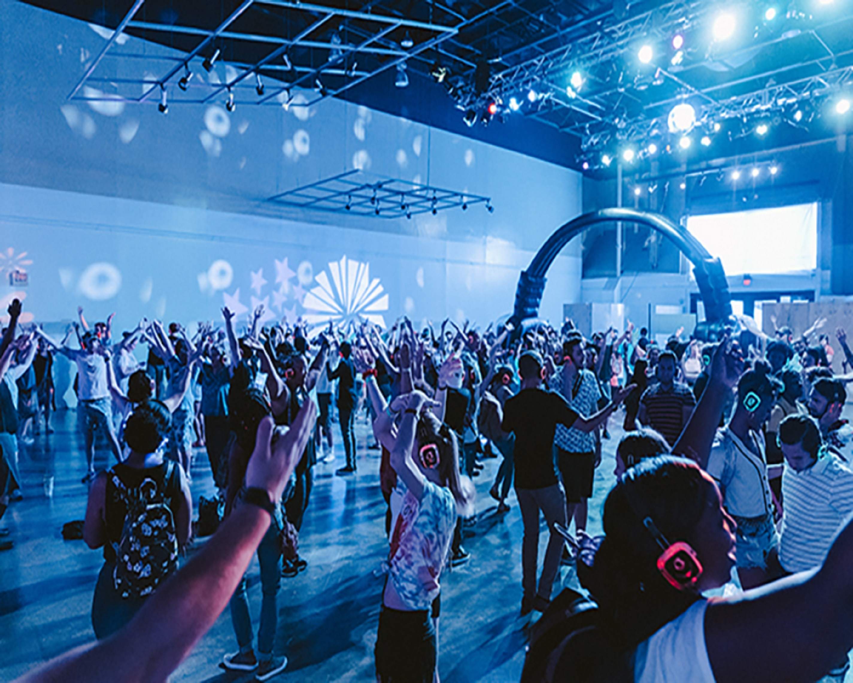 Silent Disco dance party at Barcode NJ, New Jersey