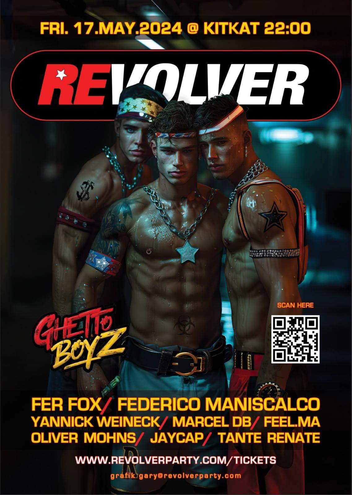 Revolver Party - GHETTO BOYS at KitKatClub, Berlin