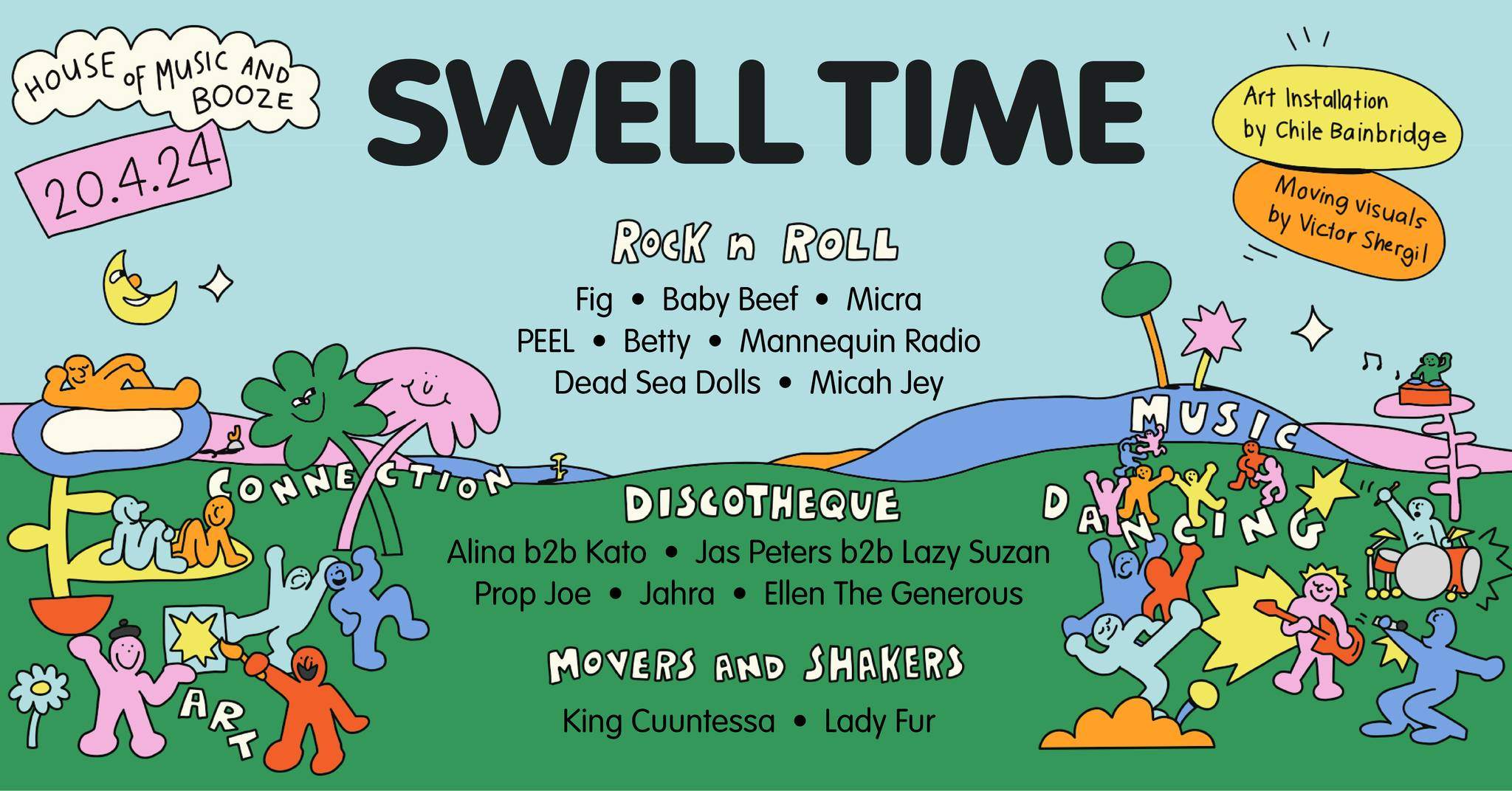 Swell Time at House of Music and Booze, Sydney