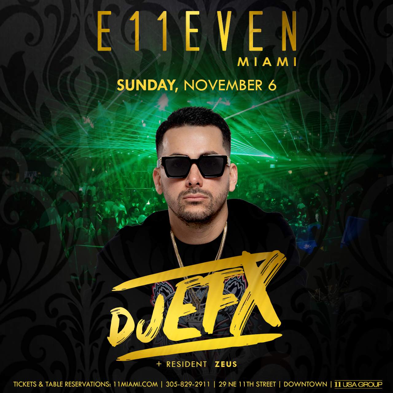 DJ EFX at E11EVEN MIAMI & ROOFTOP, Miami