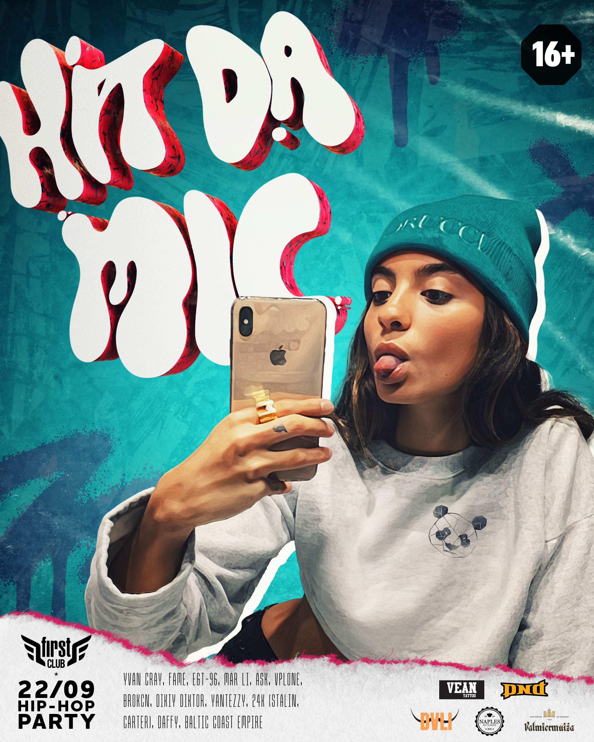 Hit Da Mic: Hip-Hop Party at First Club, Lettland
