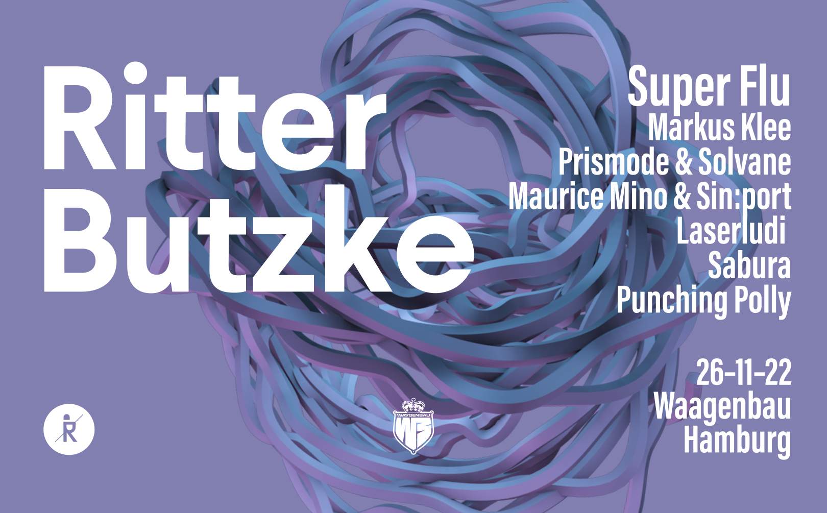 Ritter Butzke with Super Flu at Waagenbau, Hamburg