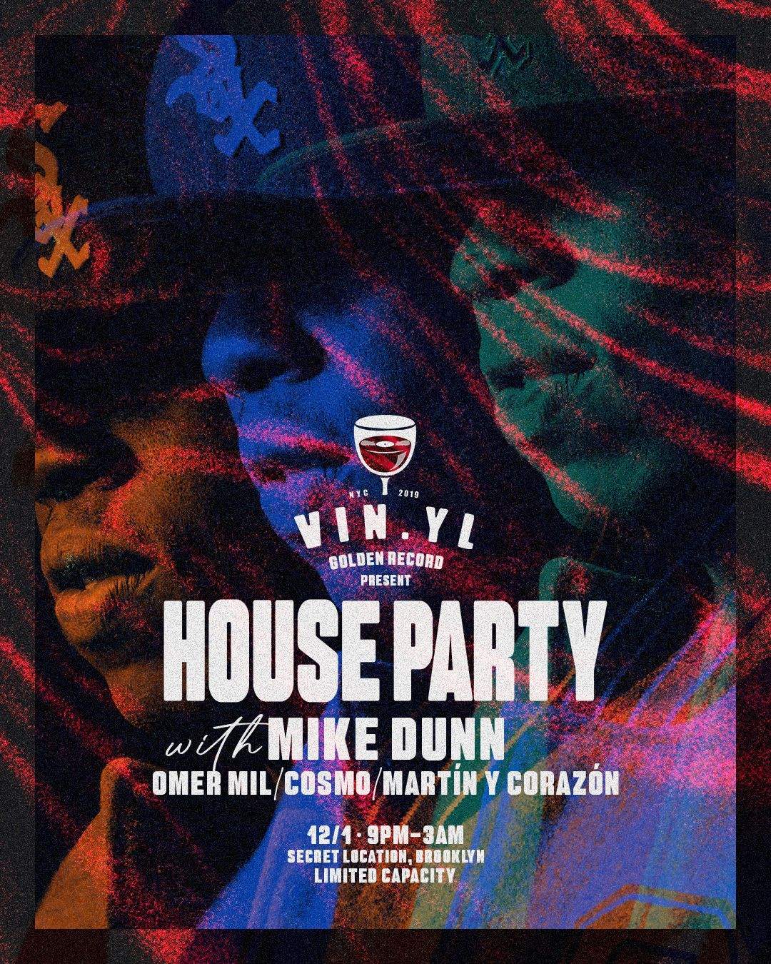 Vin.yl & Golden Record NYC present: House Party with Mike Dunn at TBA ...
