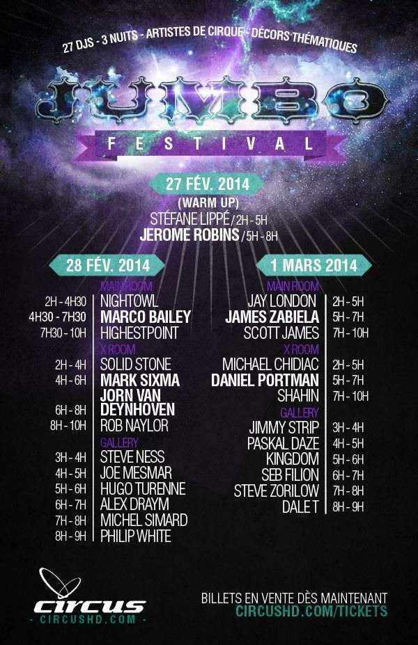 Jumbo Festival Day 1 at Circus Afterhours, Montreal