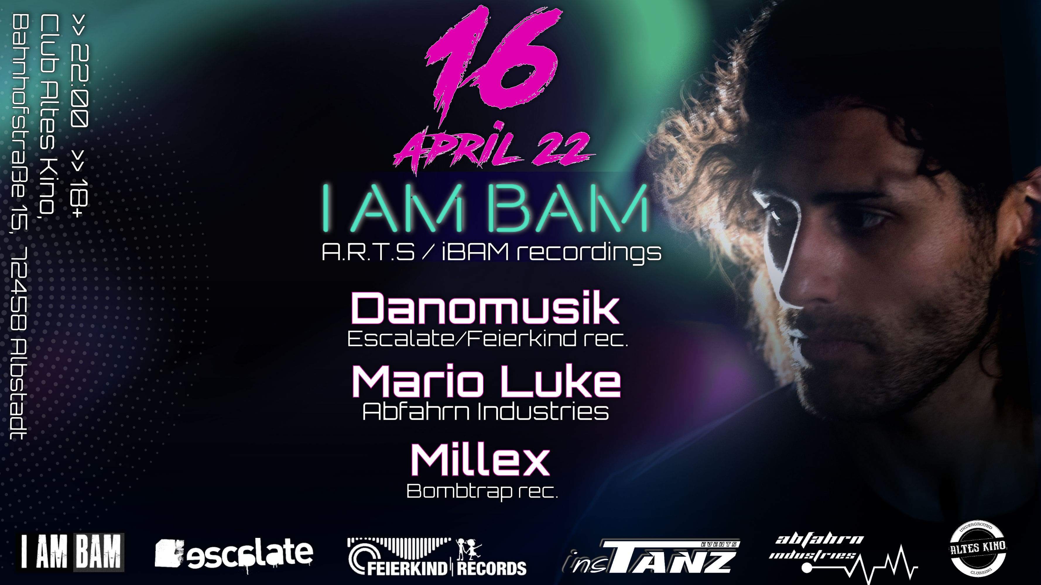 I am BAM @Club altes Kino at TBA, Stuttgart
