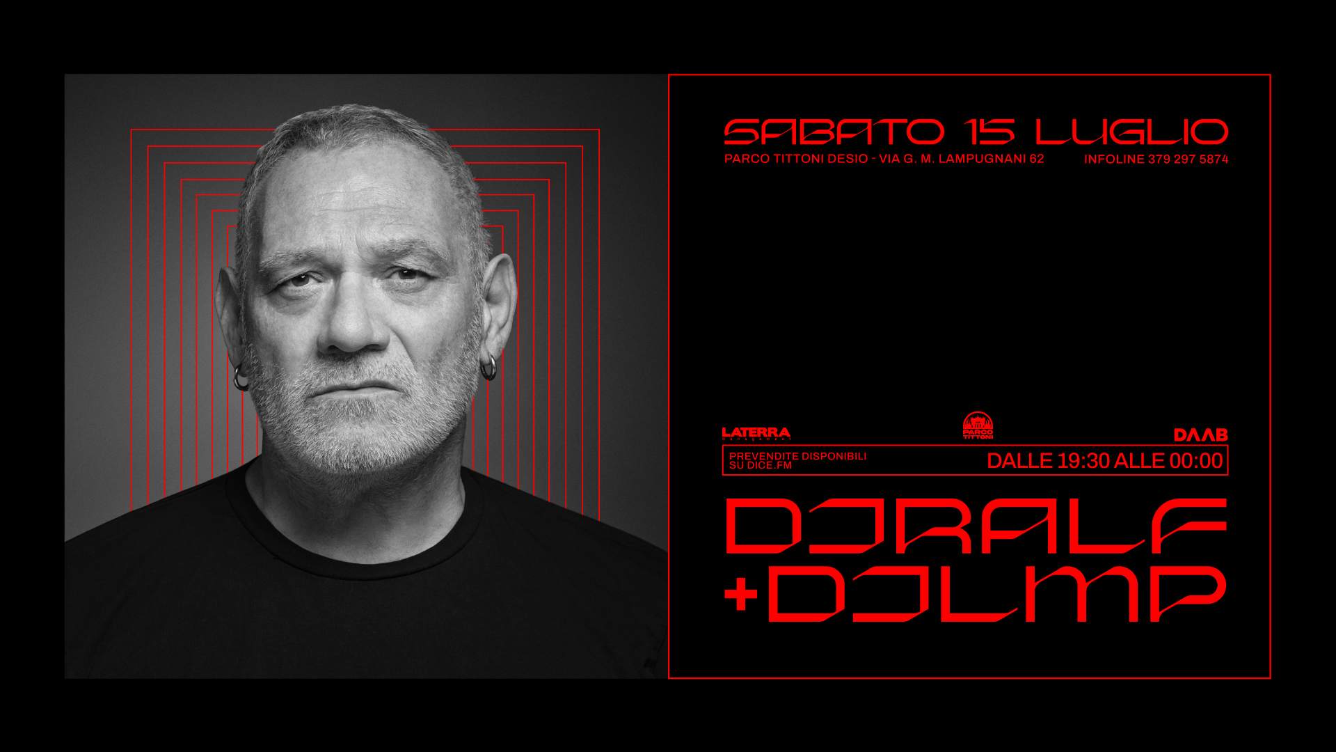 DJ Ralf + DJLMP at Parco Tittoni, North