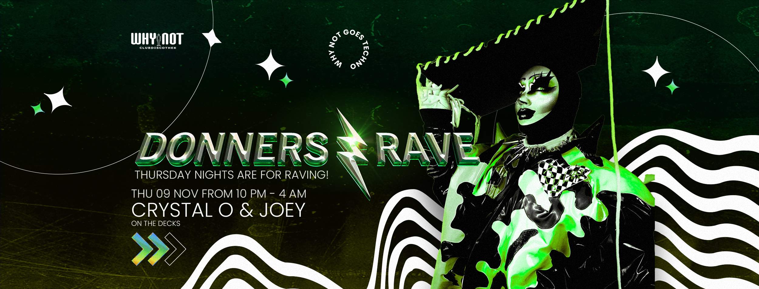 DONNERS RAVE at Why Not Vienna, Vienna