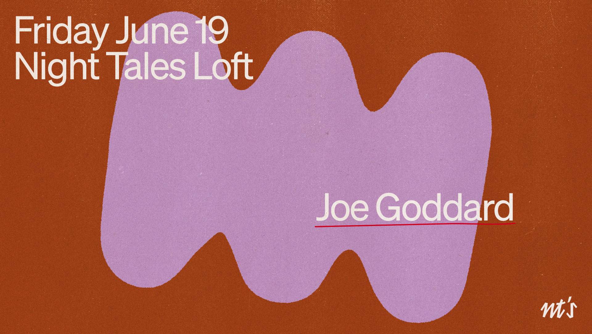 NT's Loft: Joe Goddard bei Night Tales Loft, London · Tickets