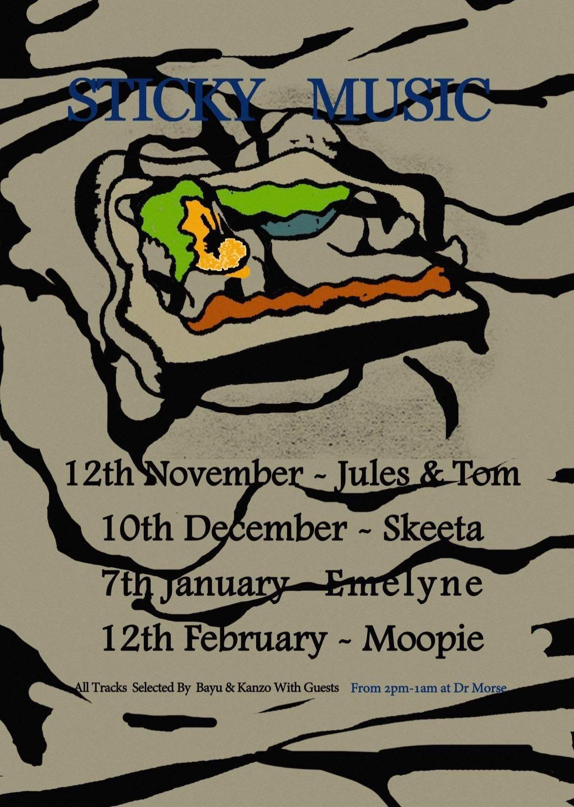 Sticky Music at Dr Morse, Melbourne