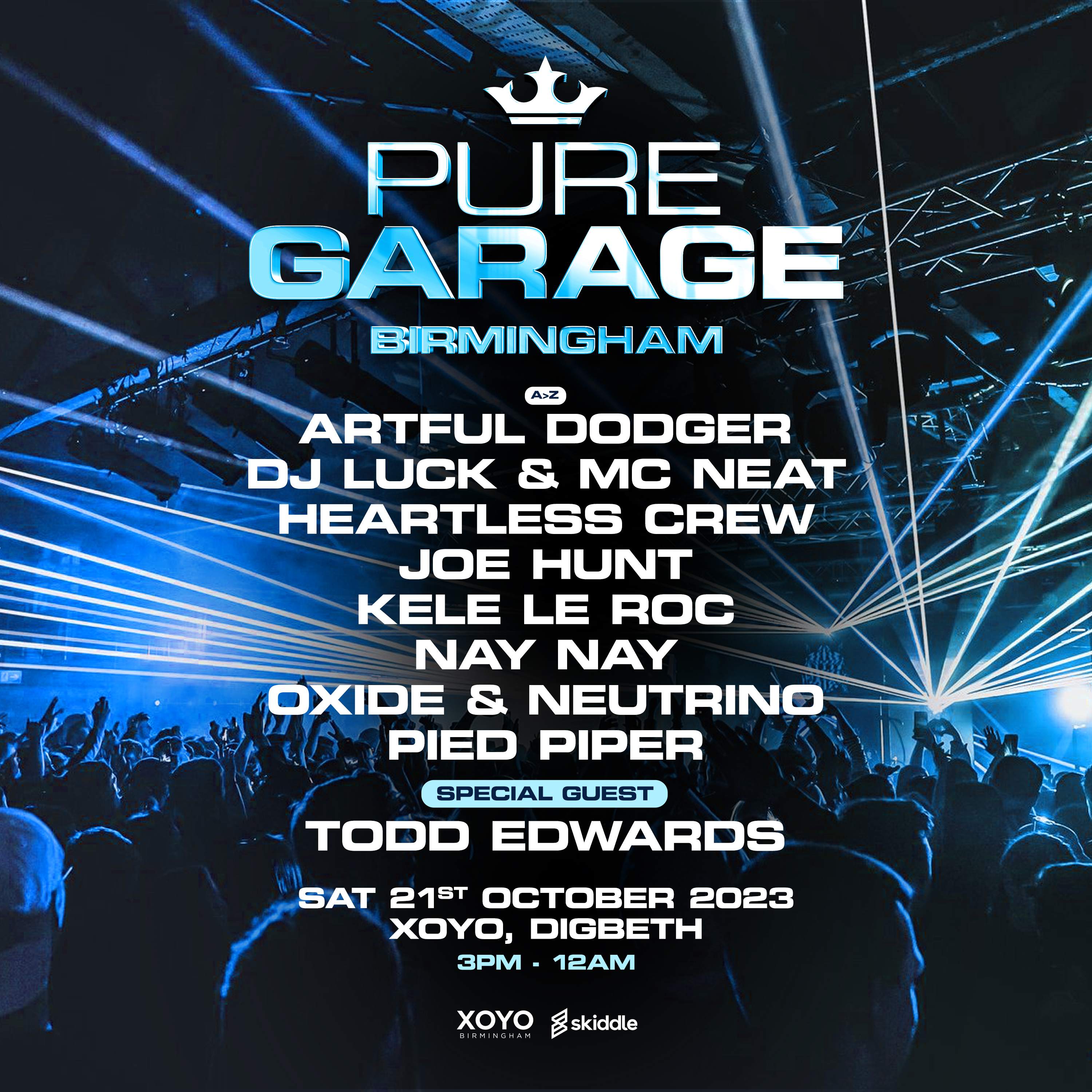 PURE Garage Birmingham at XOYO Birmingham, Birmingham