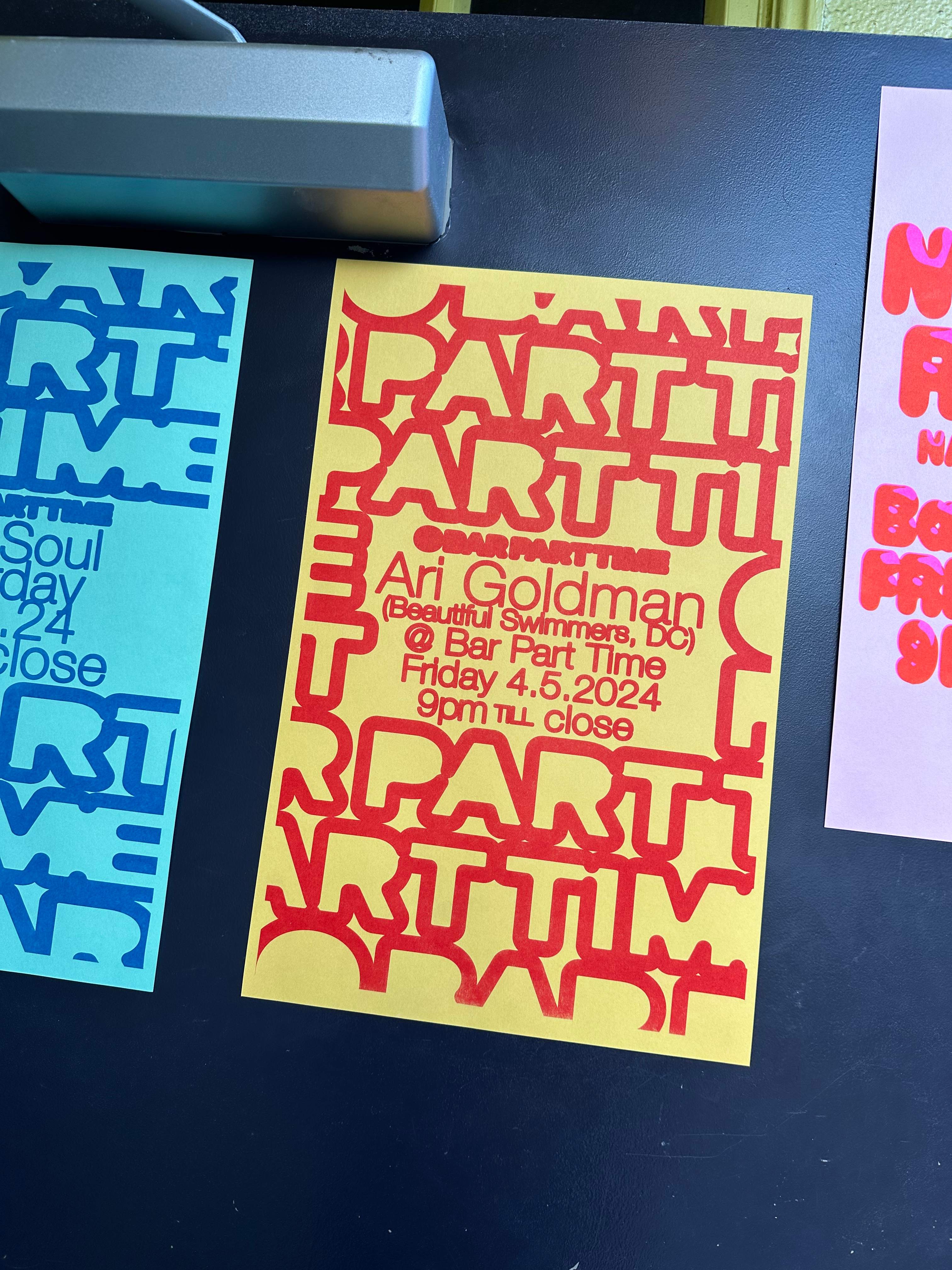 Ari Goldman (Beautiful Swimmers, DC) at B.P.T bei Bar Part Time, San ...