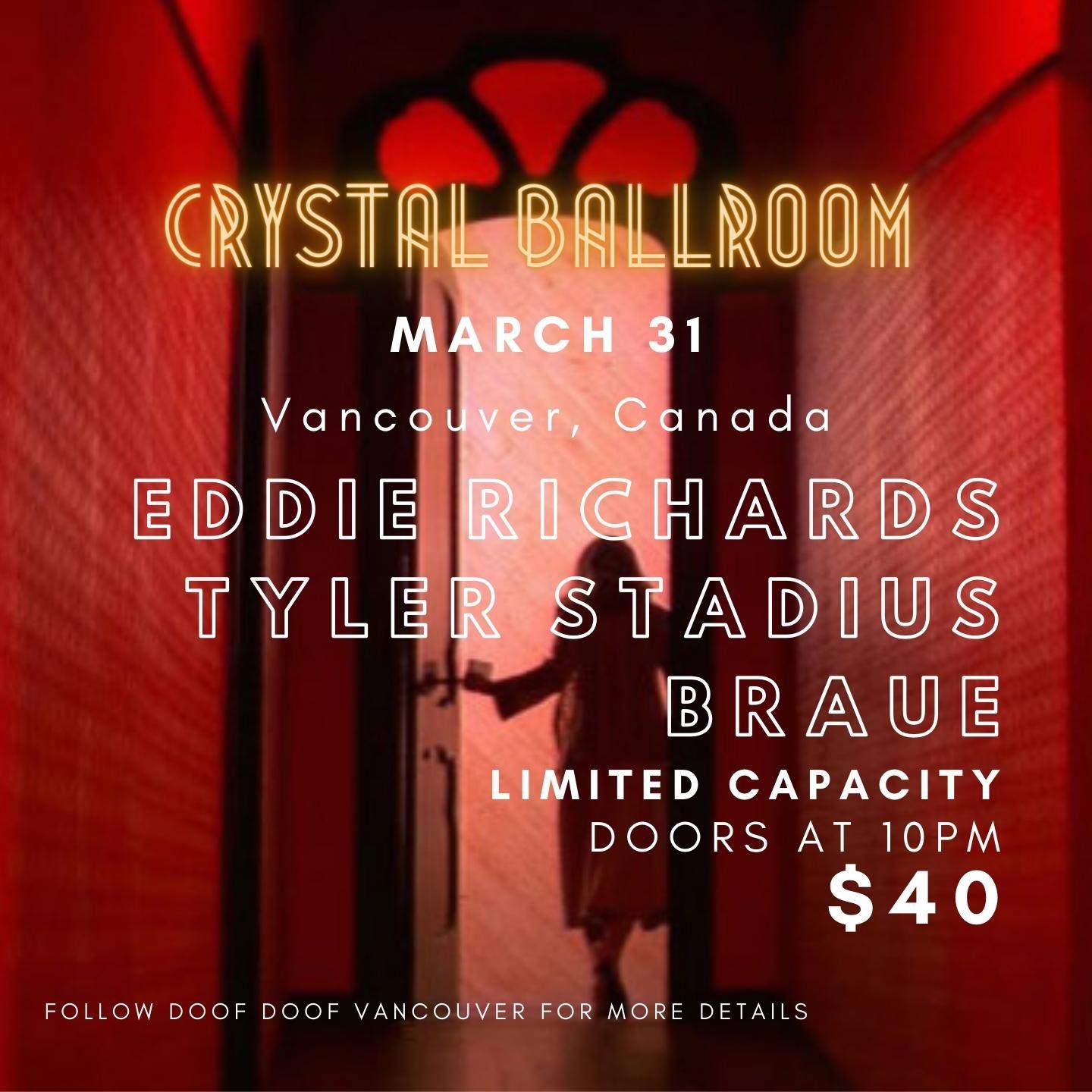 Eddie Richards x Tyler Stadius with Braue at TBA - Join Our Social for ...