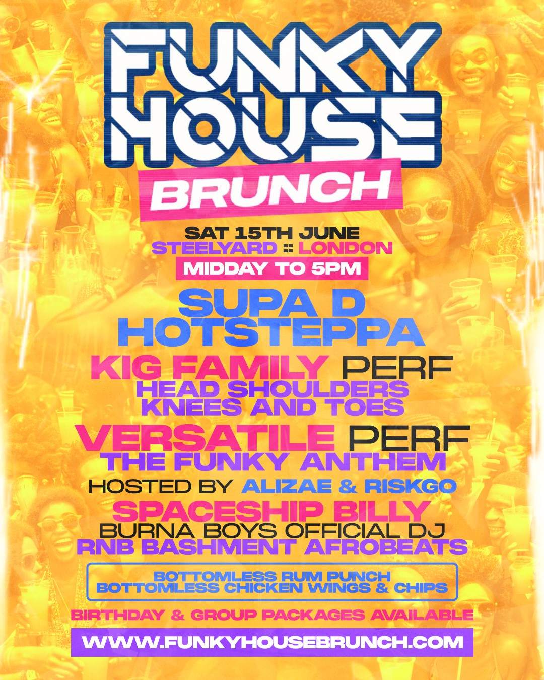 Funky House Brunch at The Steel Yard, London